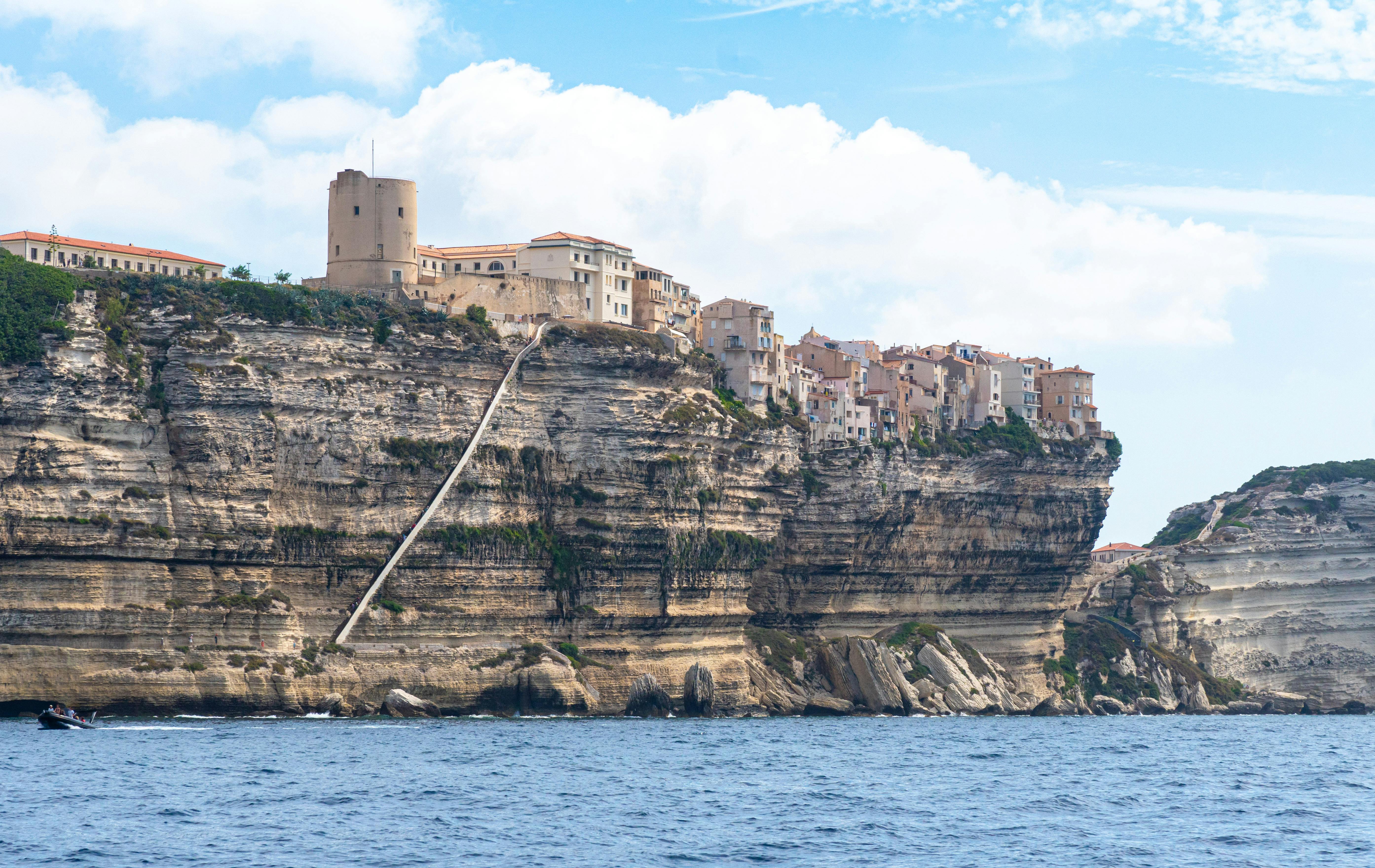 Concrete Structures on the Cliff · Free Stock Photo