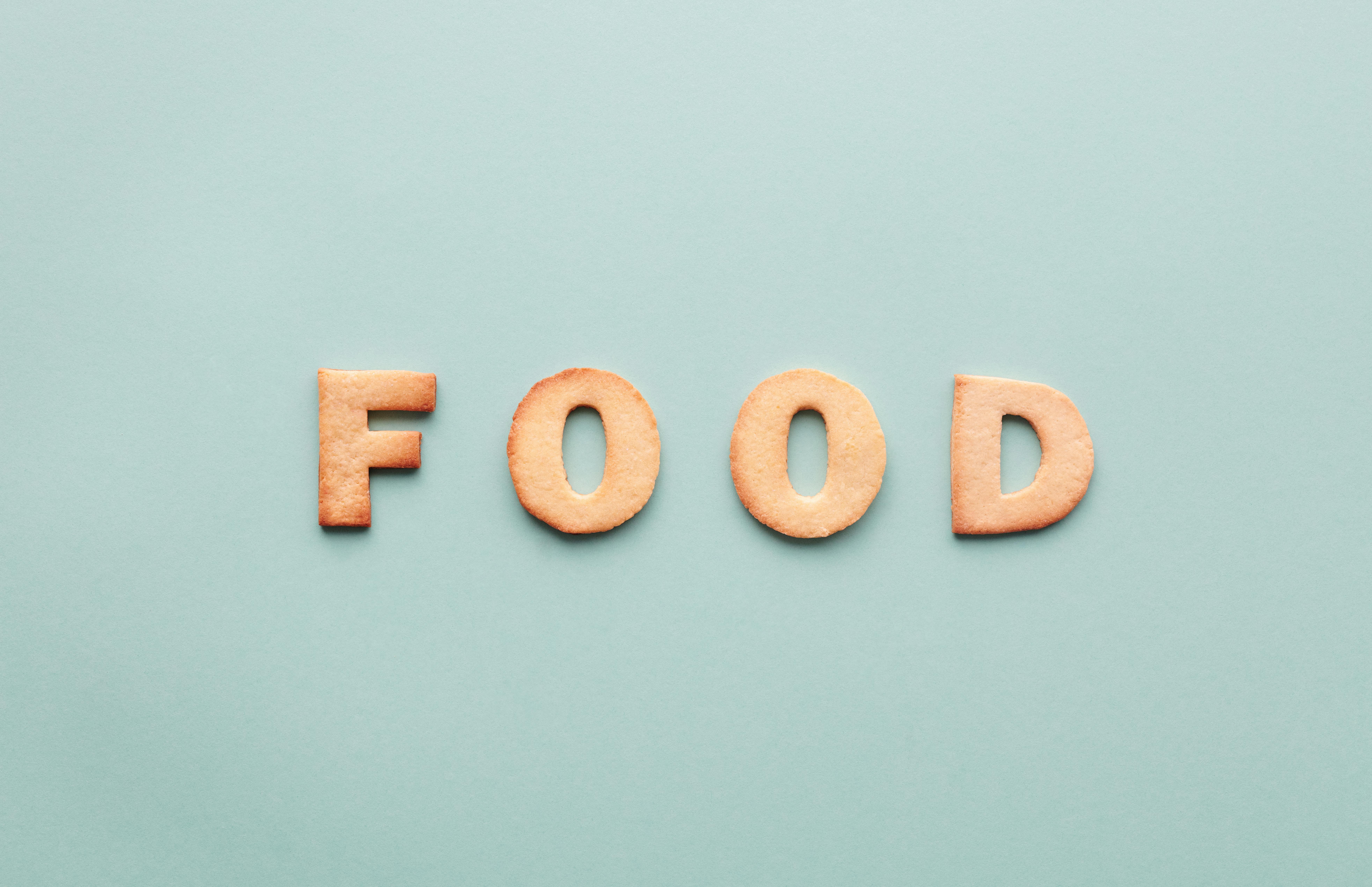 Flat Lay of Letter Shaped Cookies · Free Stock Photo