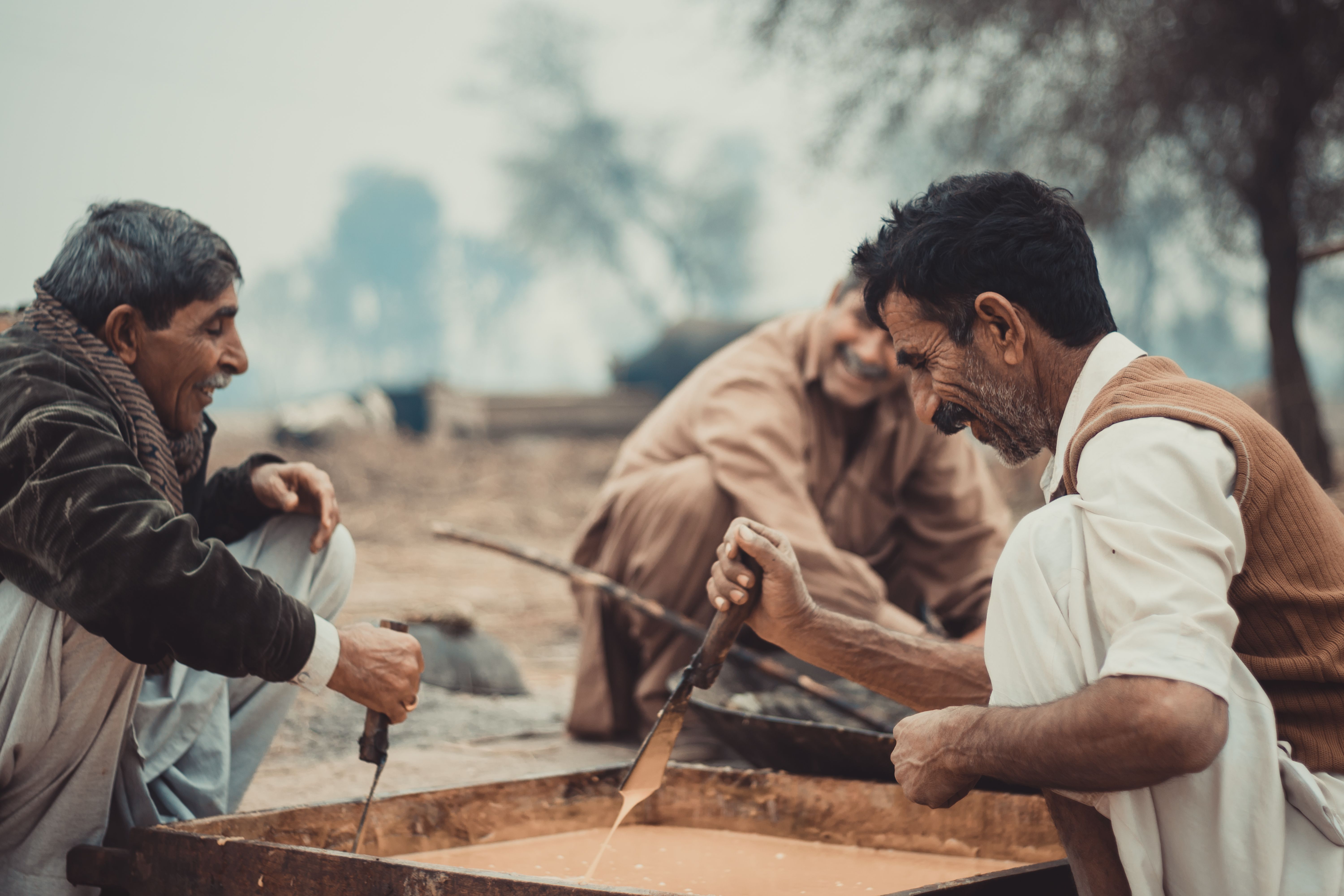 Smiling Farmers During Work · Free Stock Photo