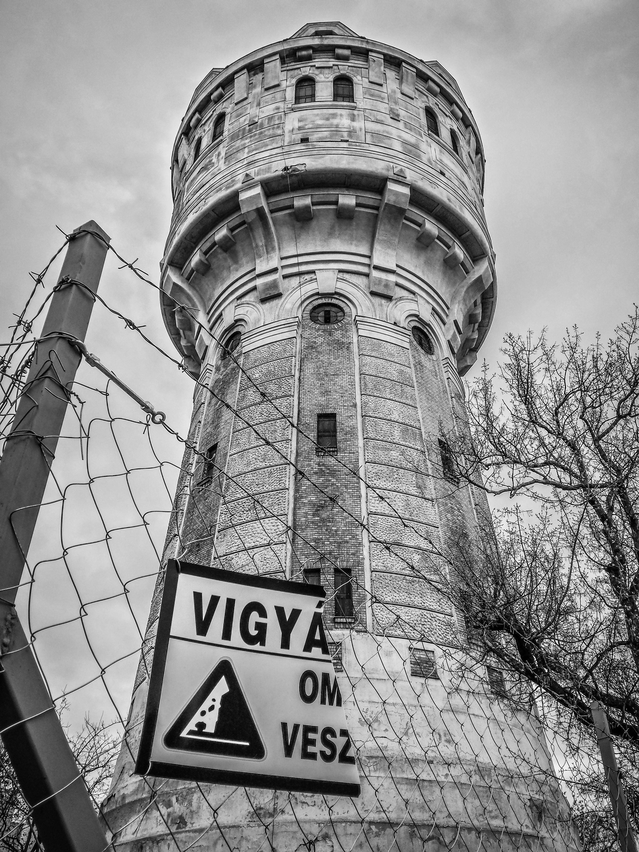 Free stock photo of red withe, water tower