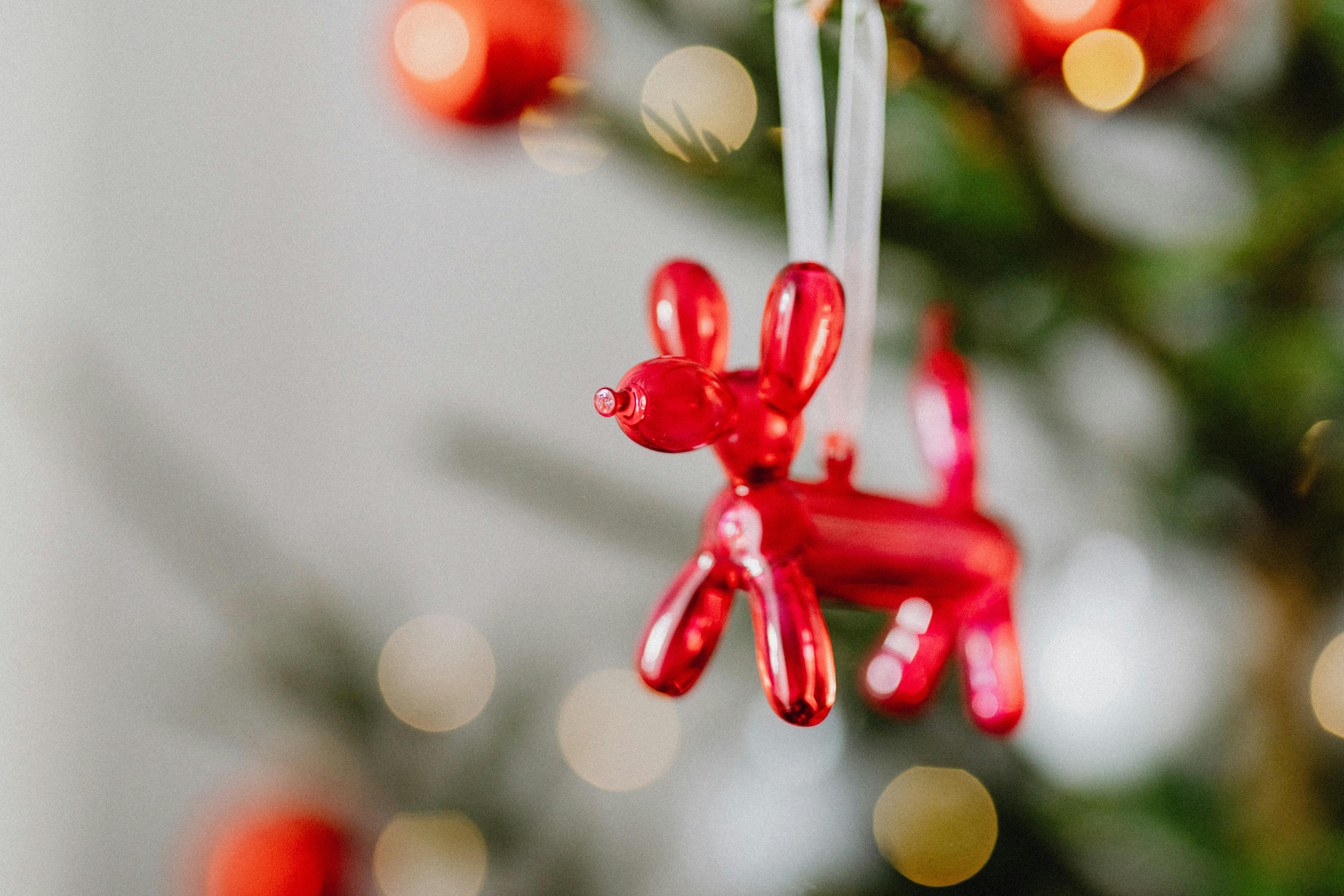 Close-up of a Bauble in a Shape of a Dog · Free Stock Photo
