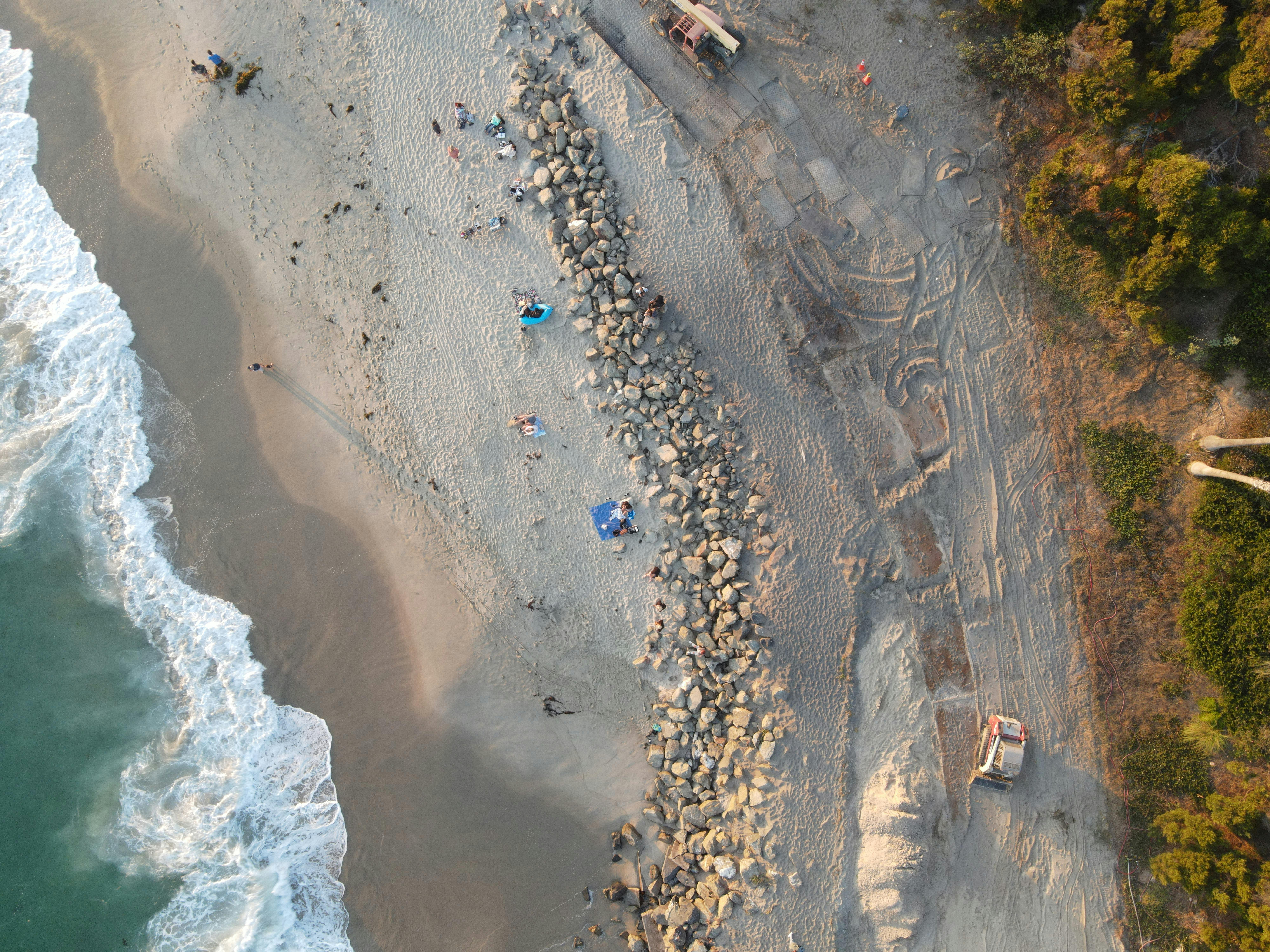 Aerial View of a Seashore · Free Stock Photo
