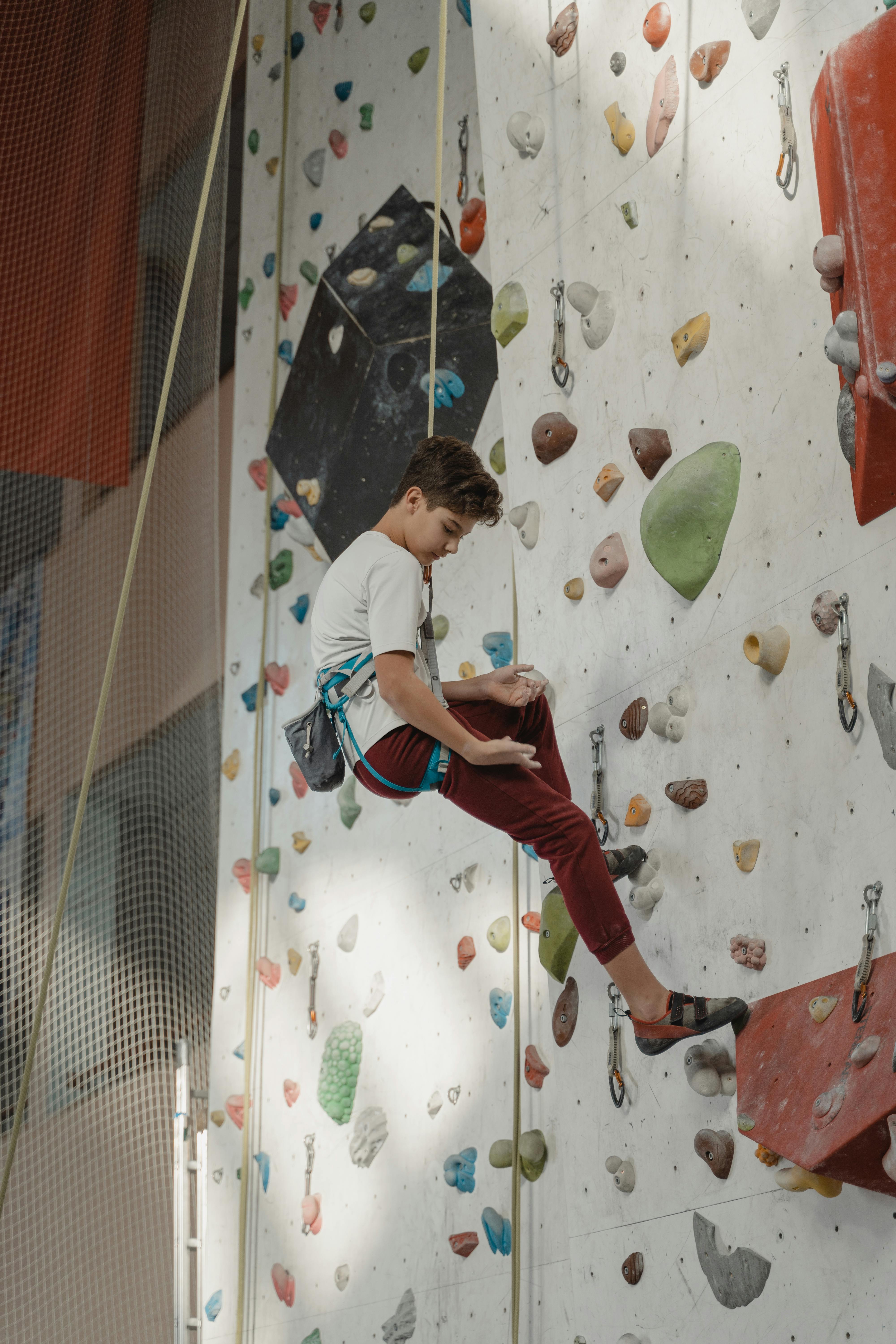 Man Climbing on Obstacle Course Wall · Free Stock Photo