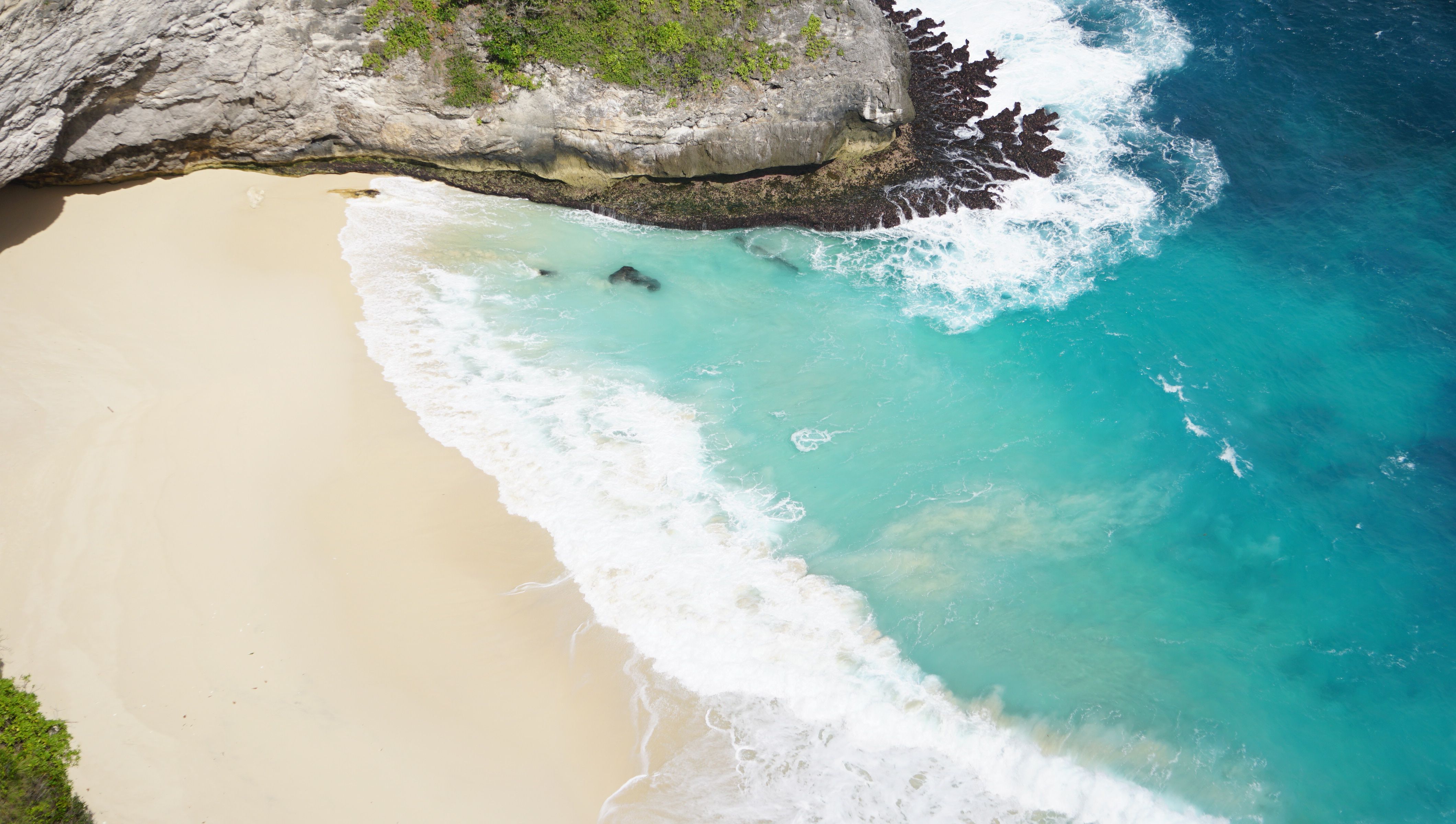 Aerial View of a Beach · Free Stock Photo