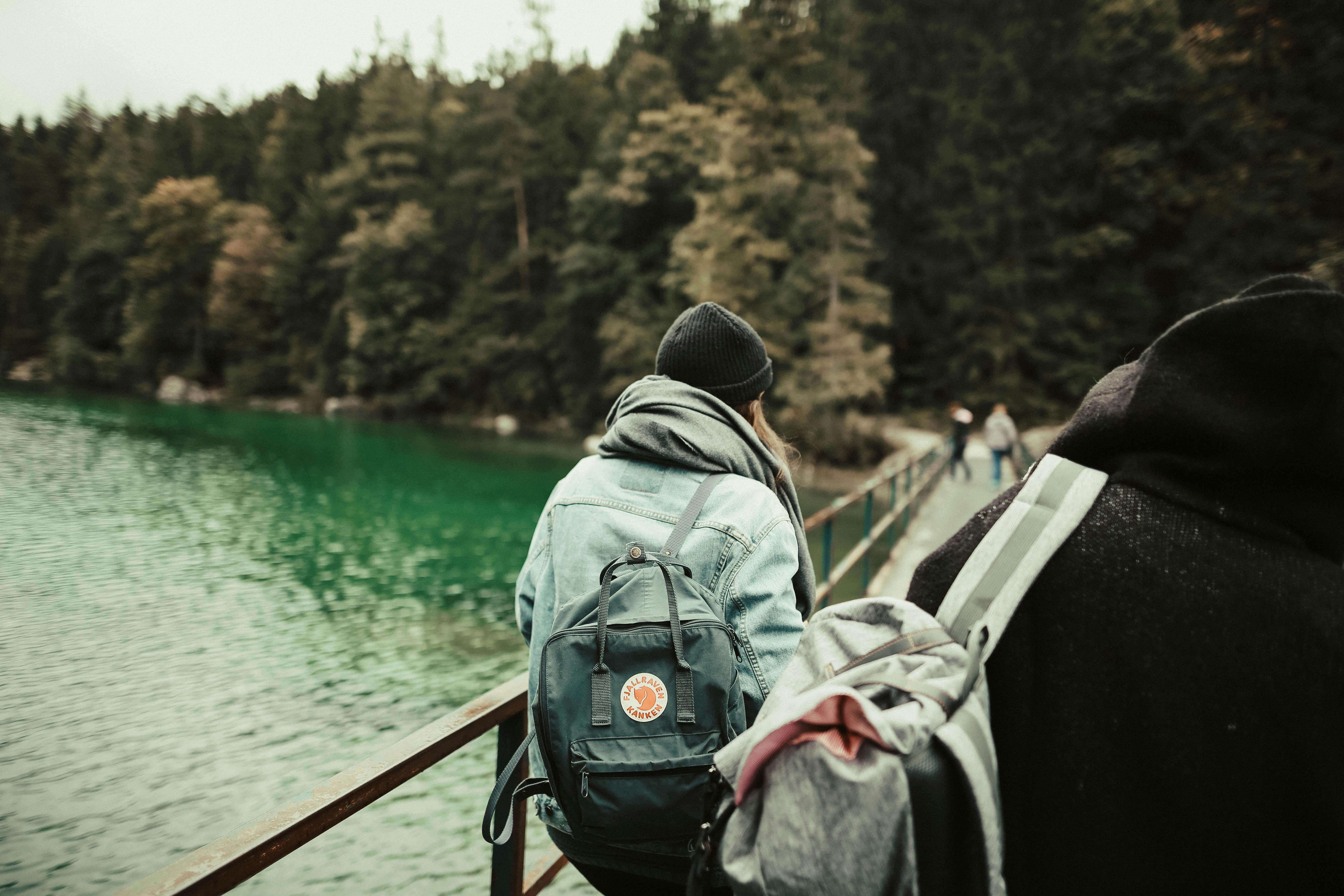 People Crossing Bridge · Free Stock Photo