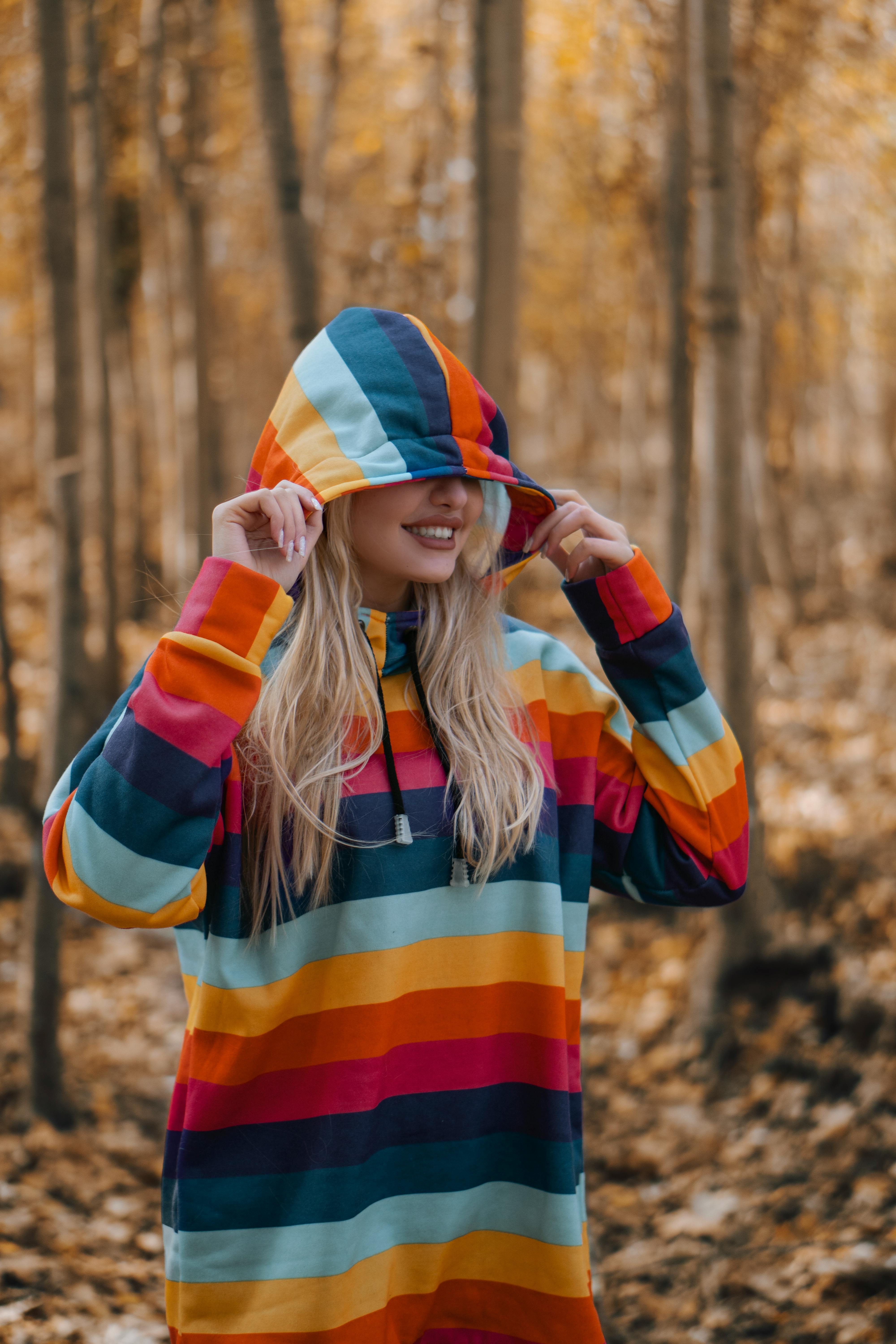 A Woman Wearing a hoodie · Free Stock Photo