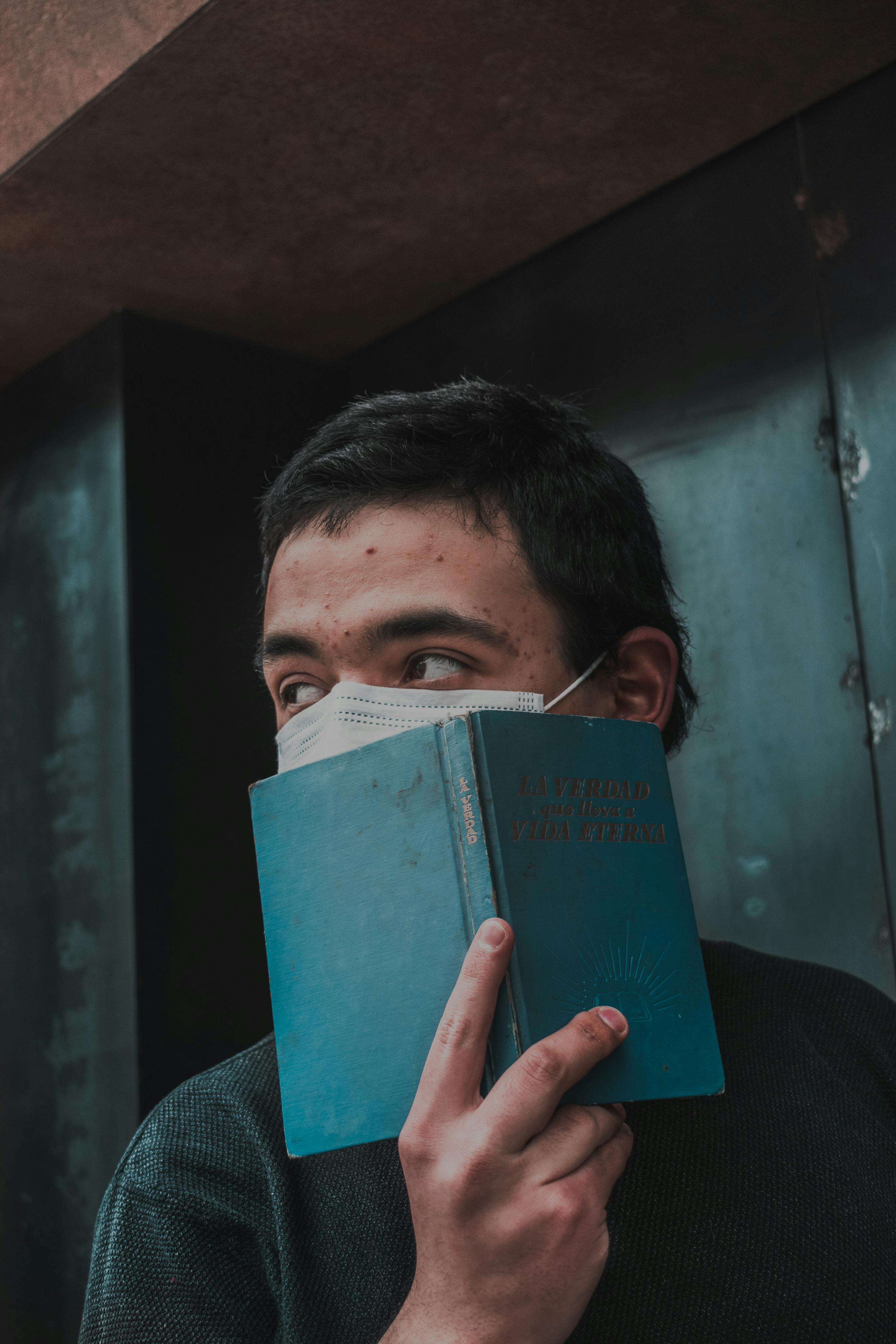 Man Hiding behind Curtain · Free Stock Photo