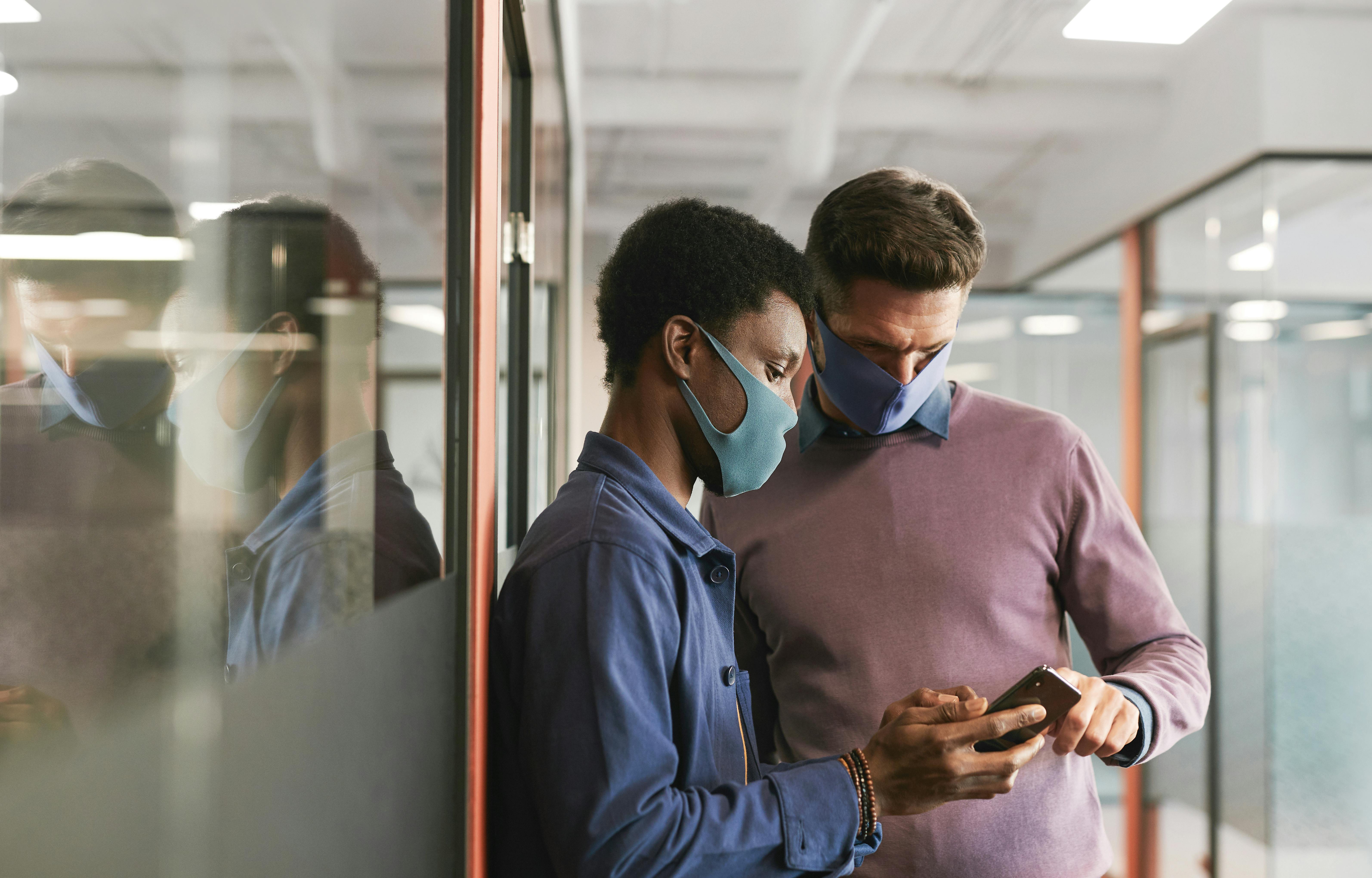 Two Men Wearing Face Mask · Free Stock Photo