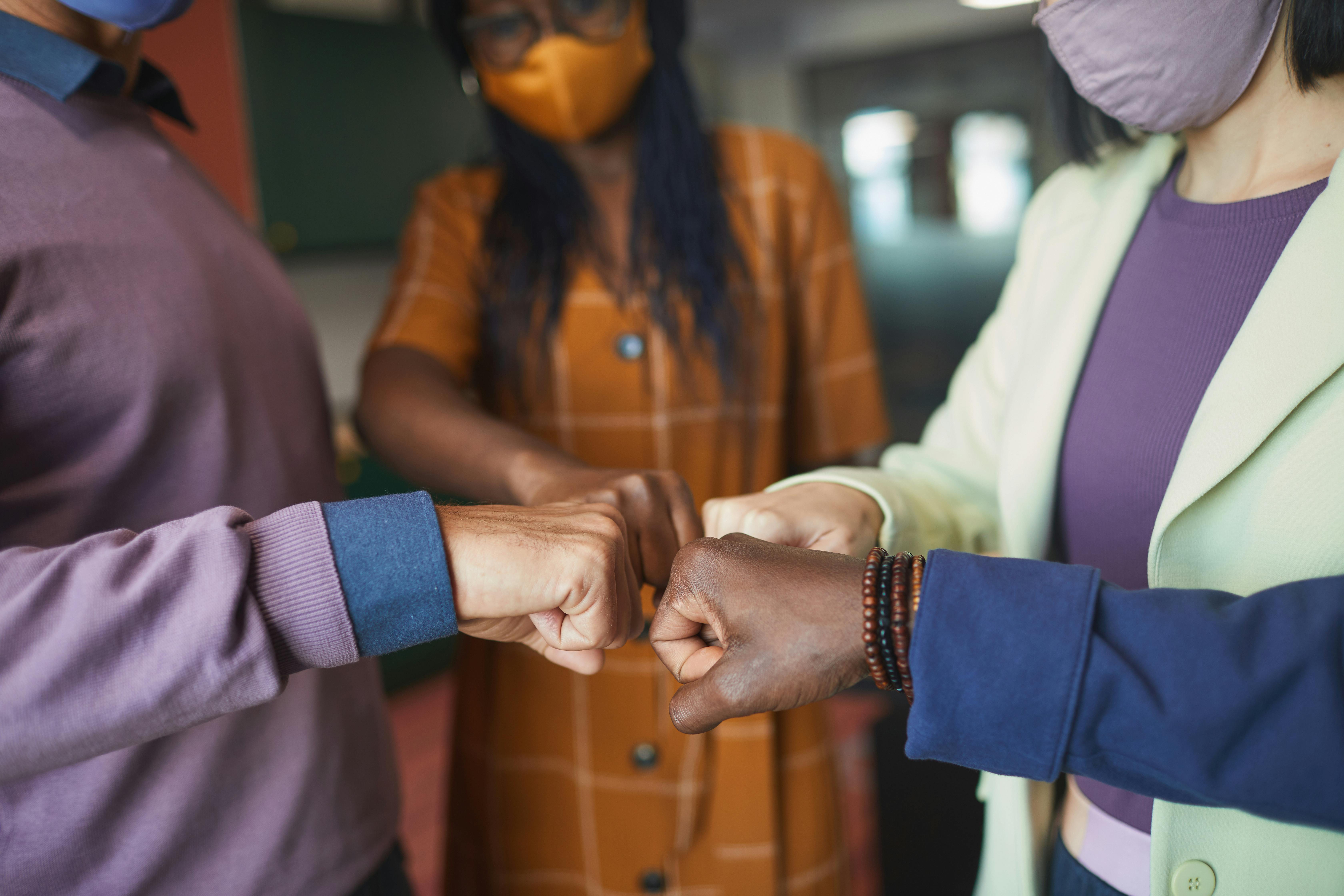 People Doing Fist Bump · Free Stock Photo