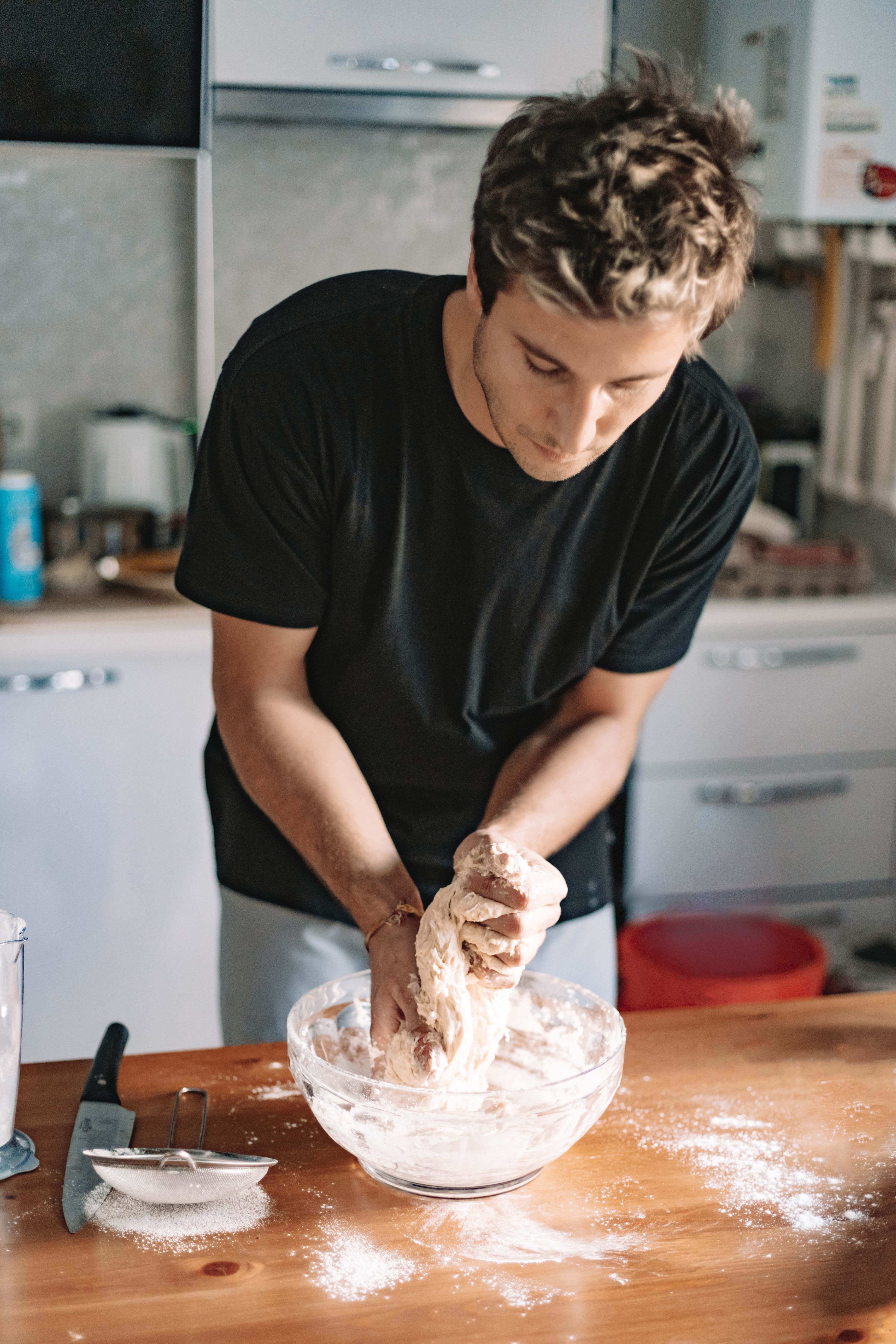 Person Making Brown Bread · Free Stock Photo
