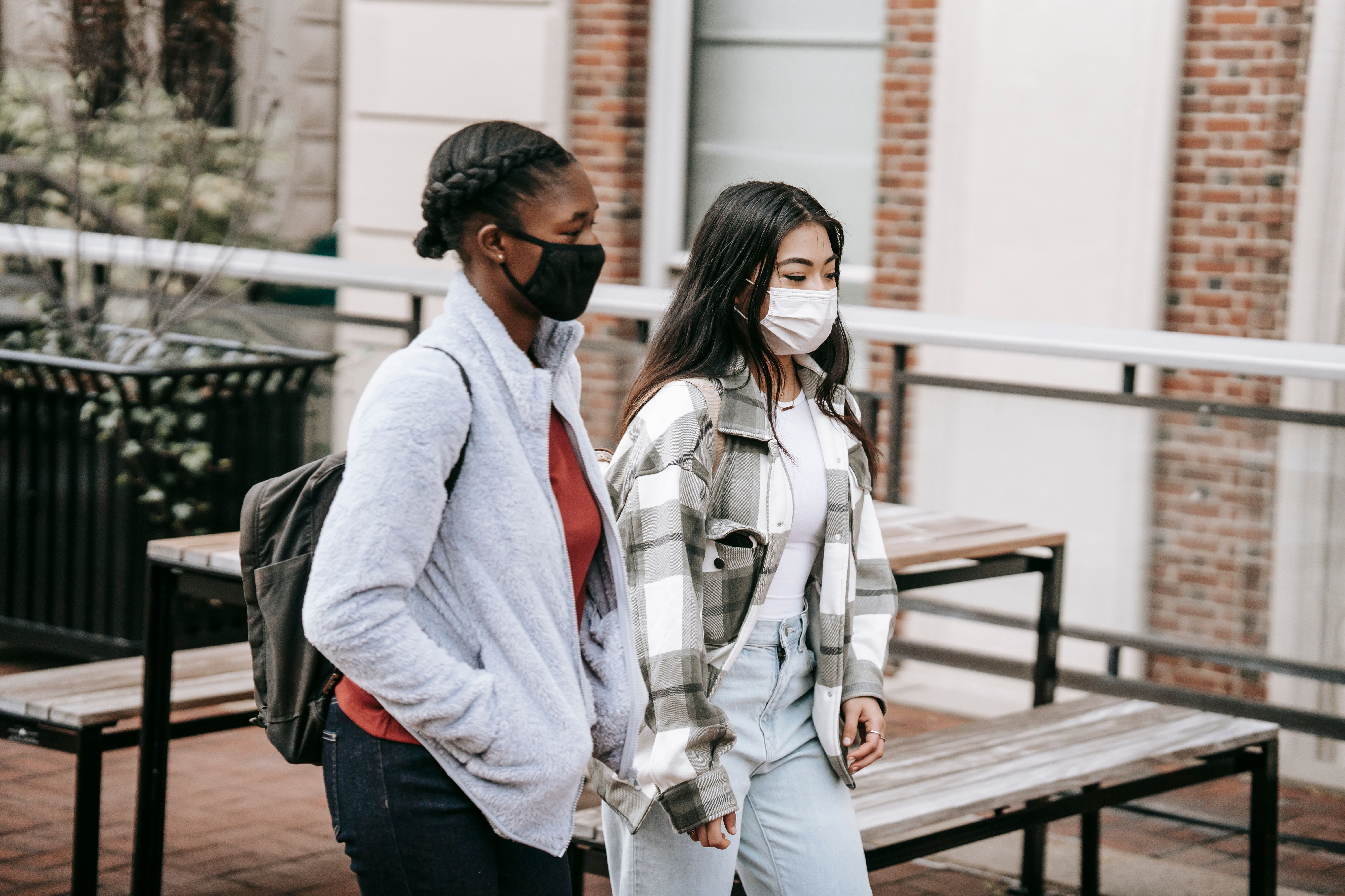 College Students in a University Campus · Free Stock Photo