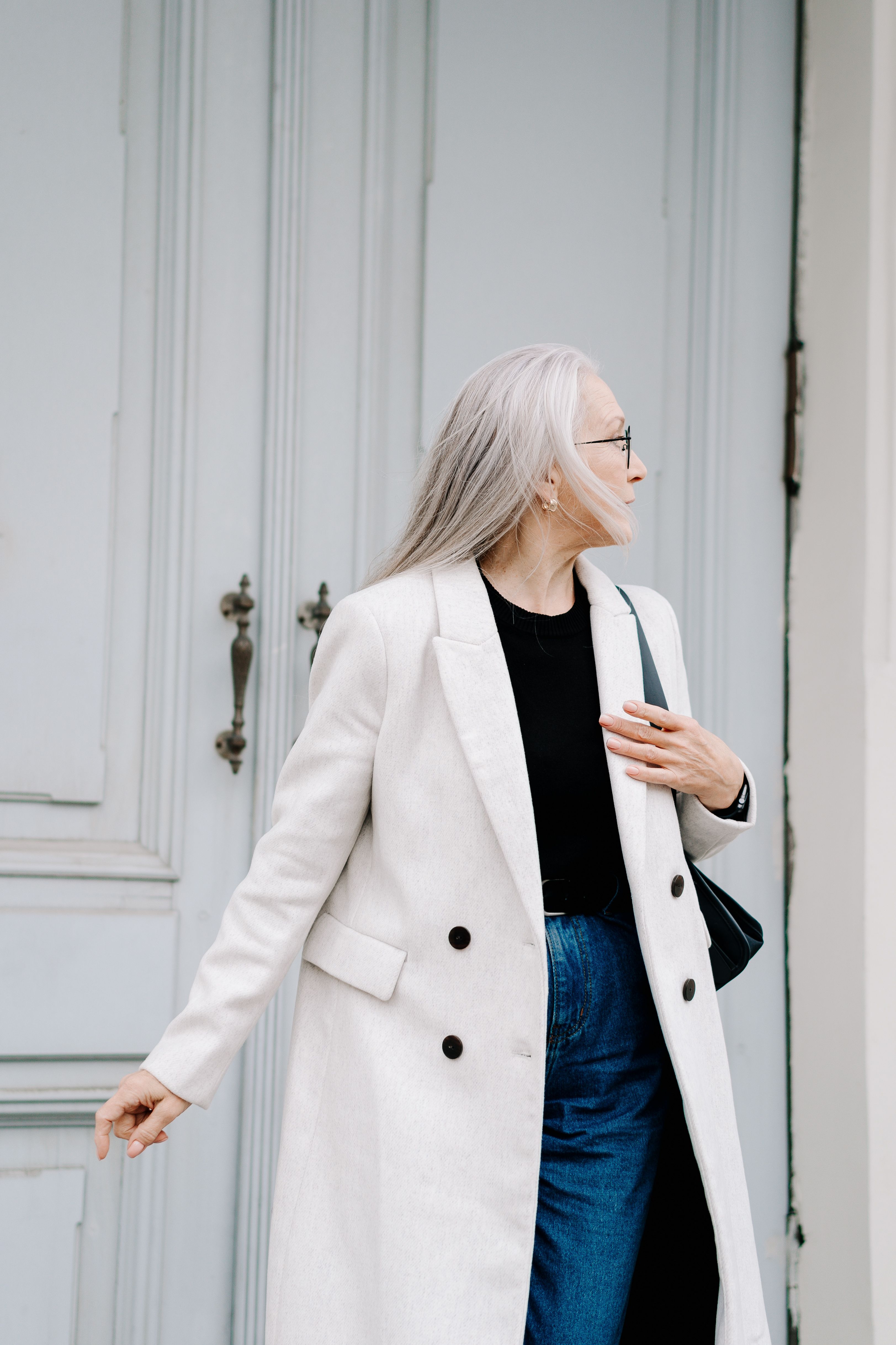 An Elderly Woman Having Dinner · Free Stock Photo