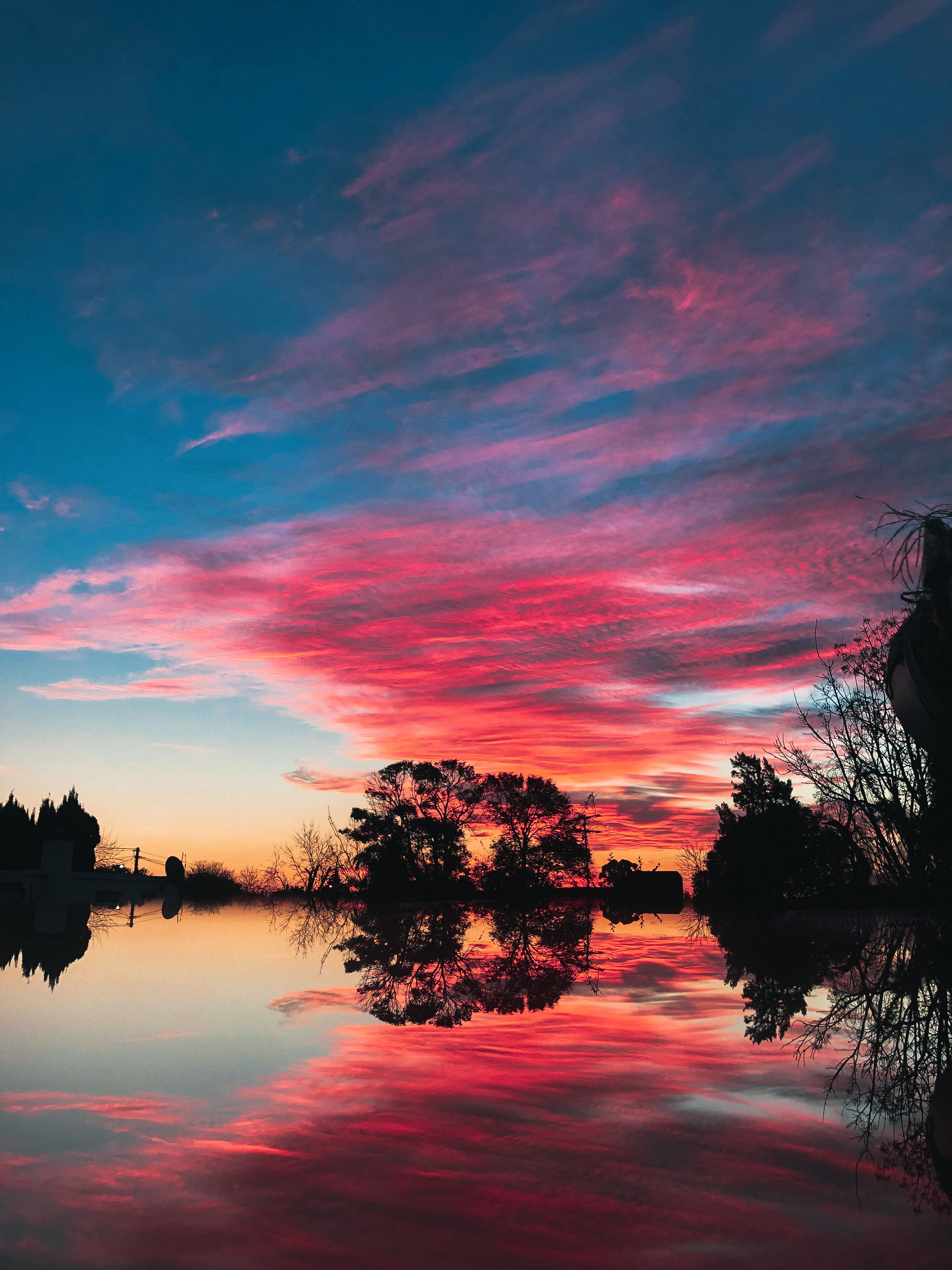 Round Mirror With Sky Reflection · Free Stock Photo