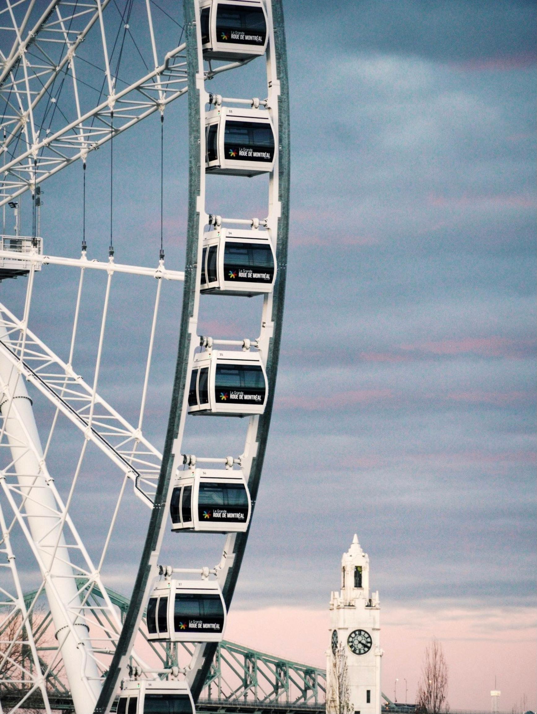 A White Ferris Wheel · Free Stock Photo
