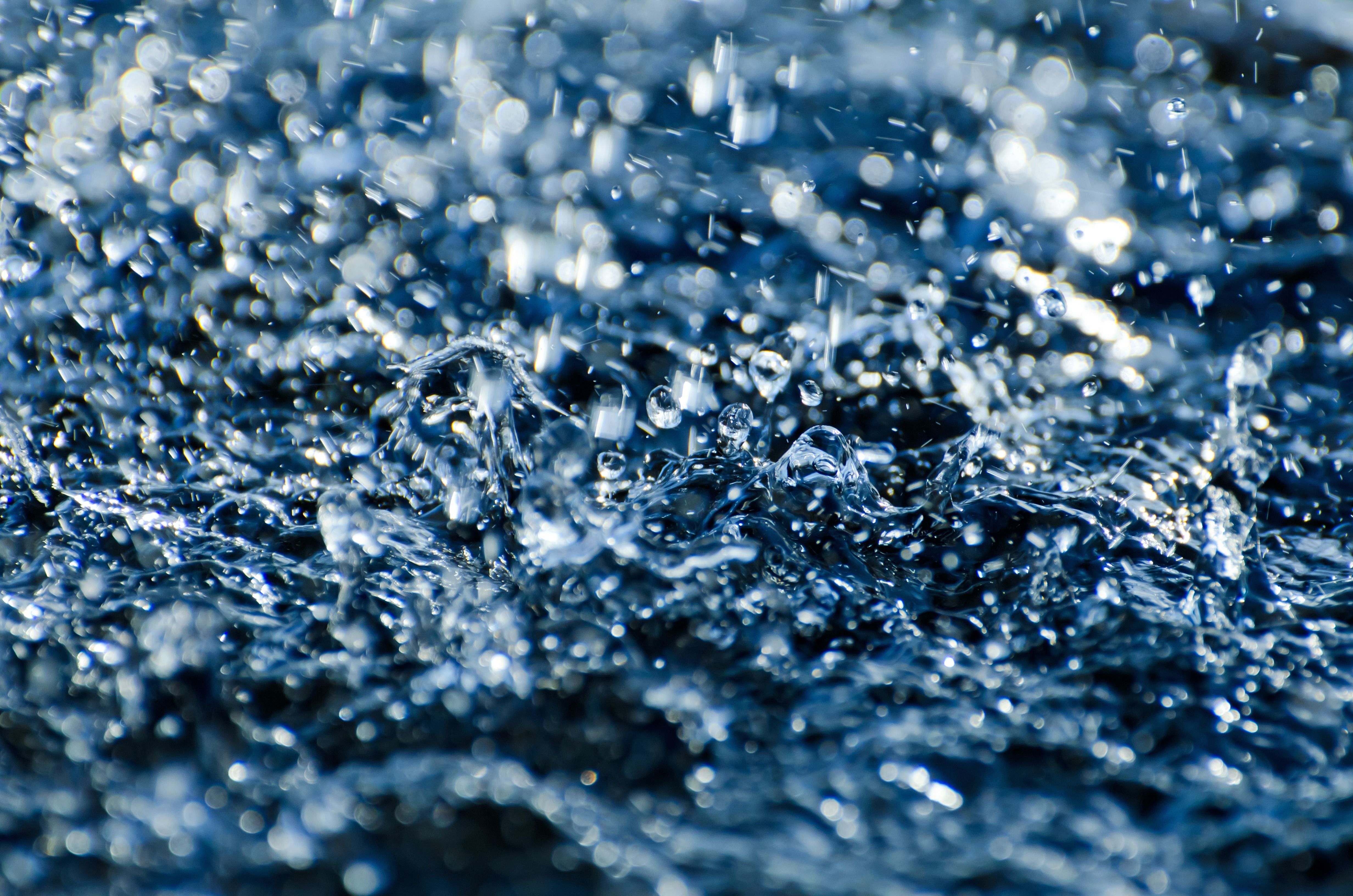 Photo gratuite de eau, éclabousser, éclaboussure