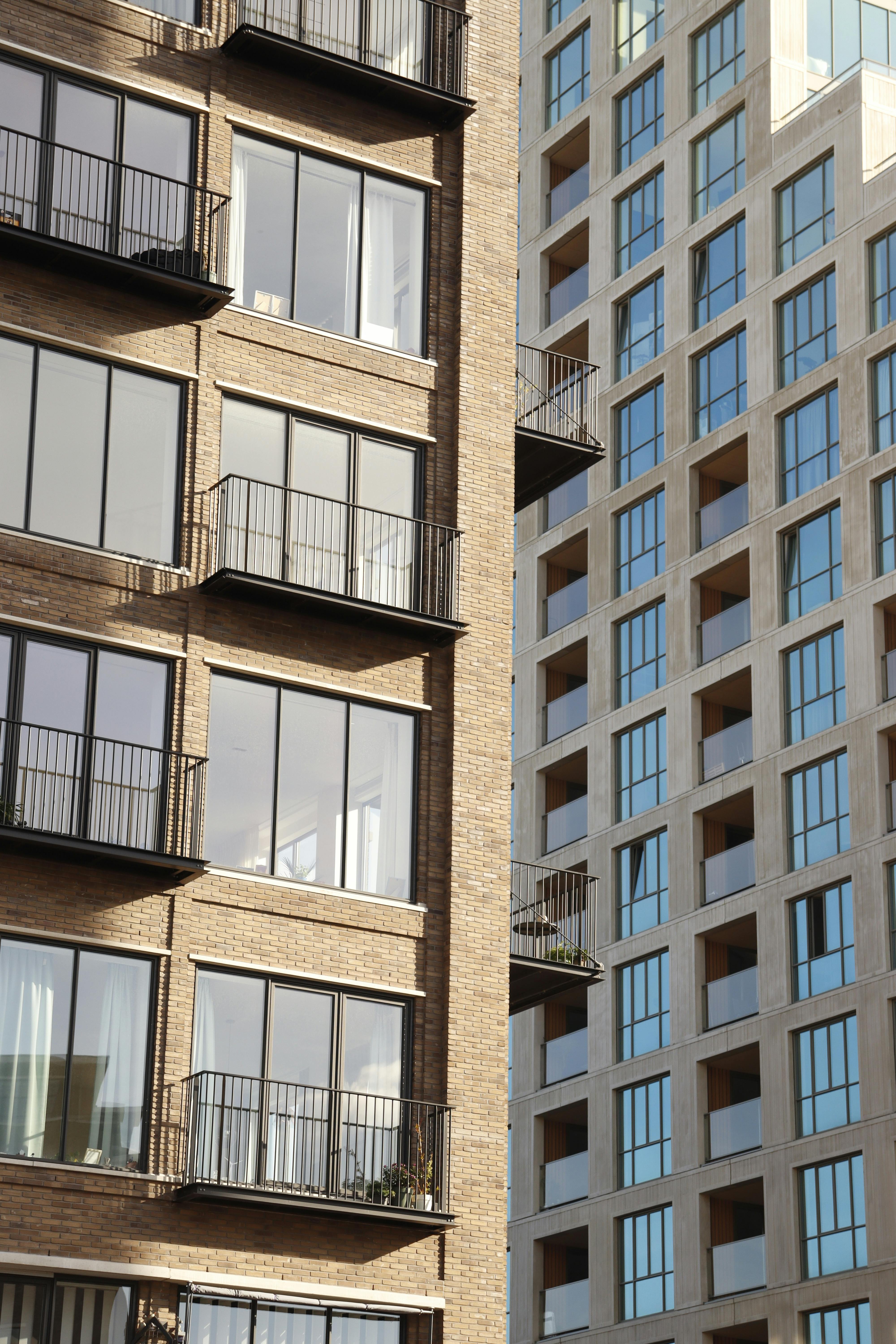 Modern High Rise Apartment Buildings in City · Free Stock Photo