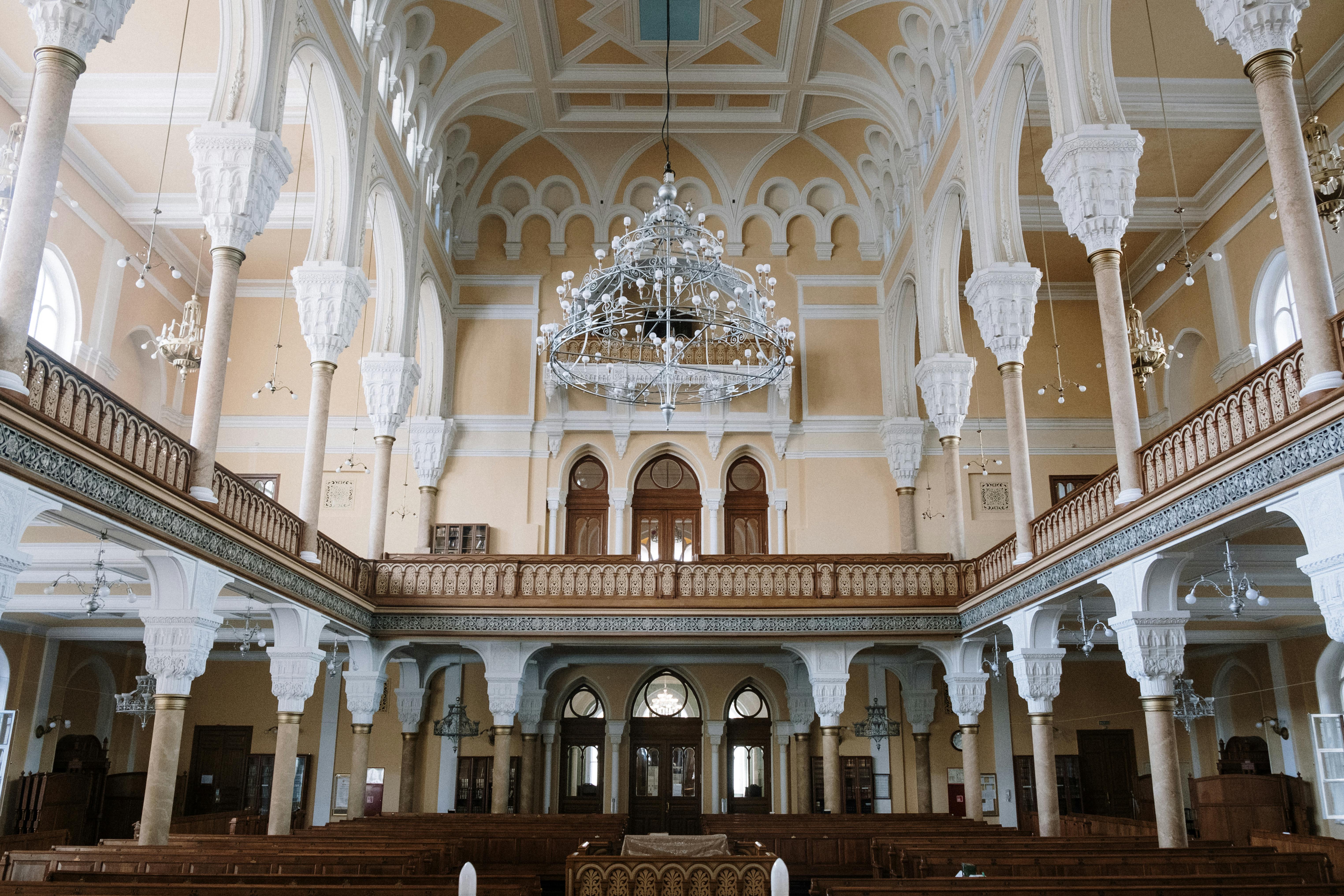 The Interior of a Synagogue · Free Stock Photo