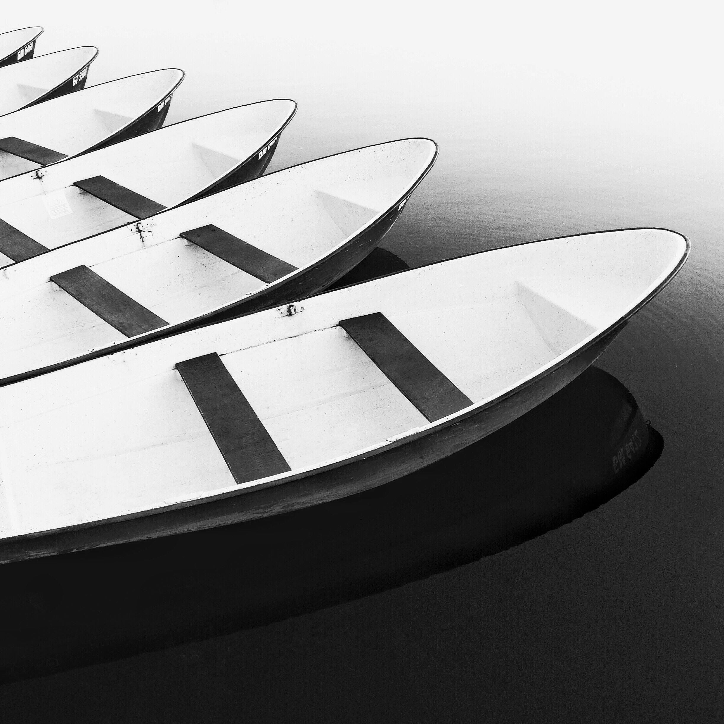 Grayscale Photo of Boats · Free Stock Photo