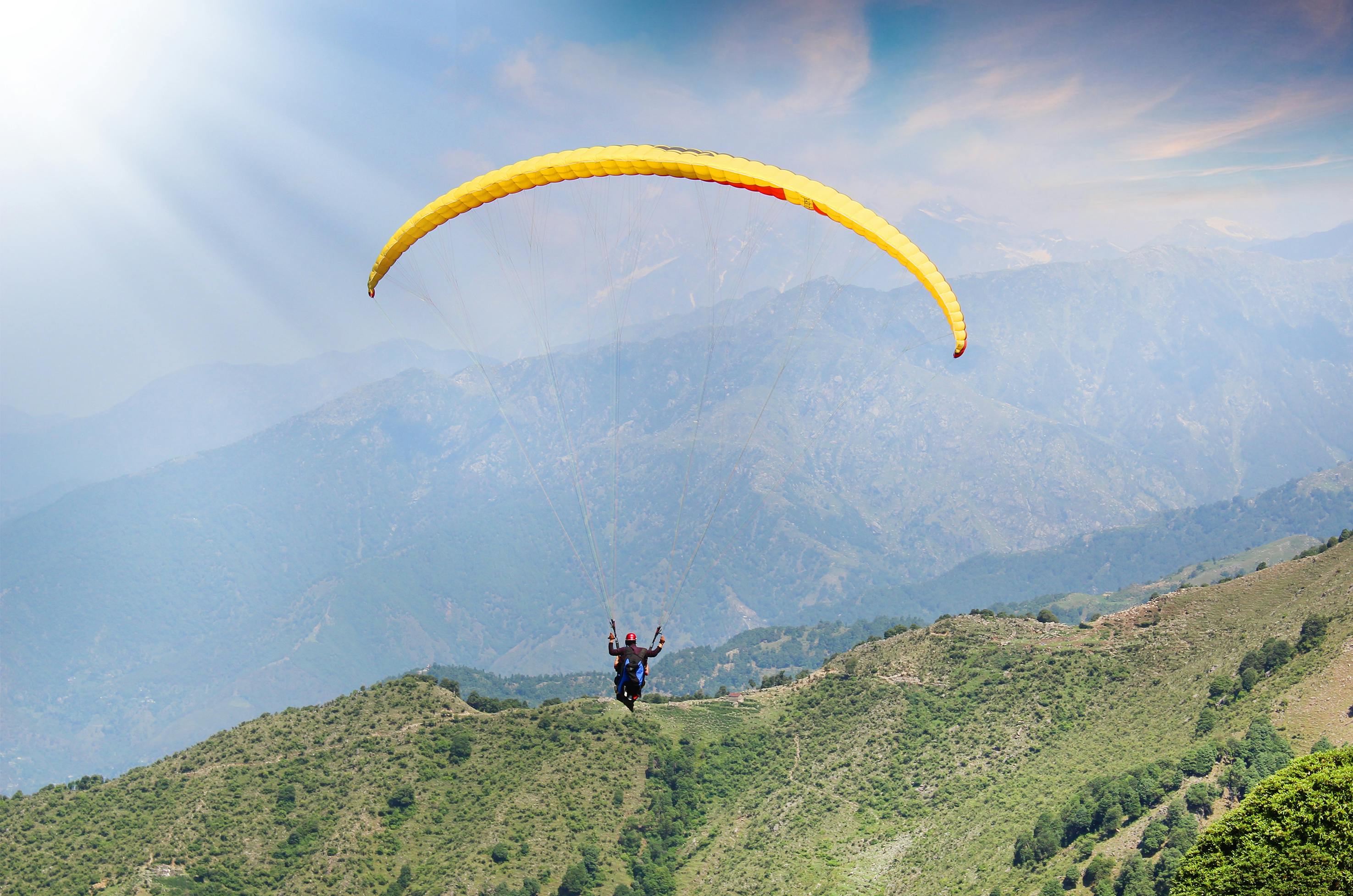 Free stock photo of adventure, paragliding, sky