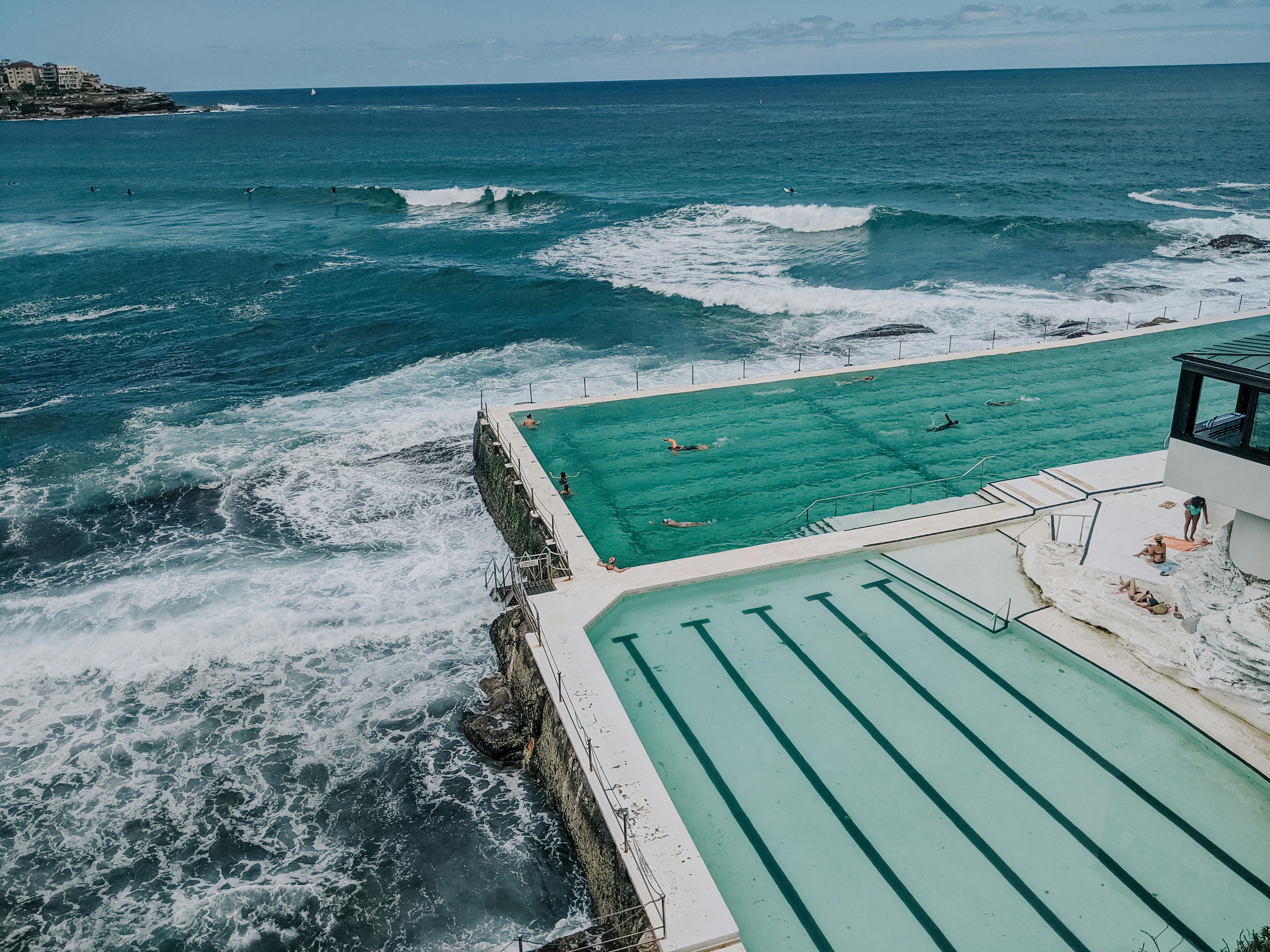 Swimming Pool by the Ocean · Free Stock Photo