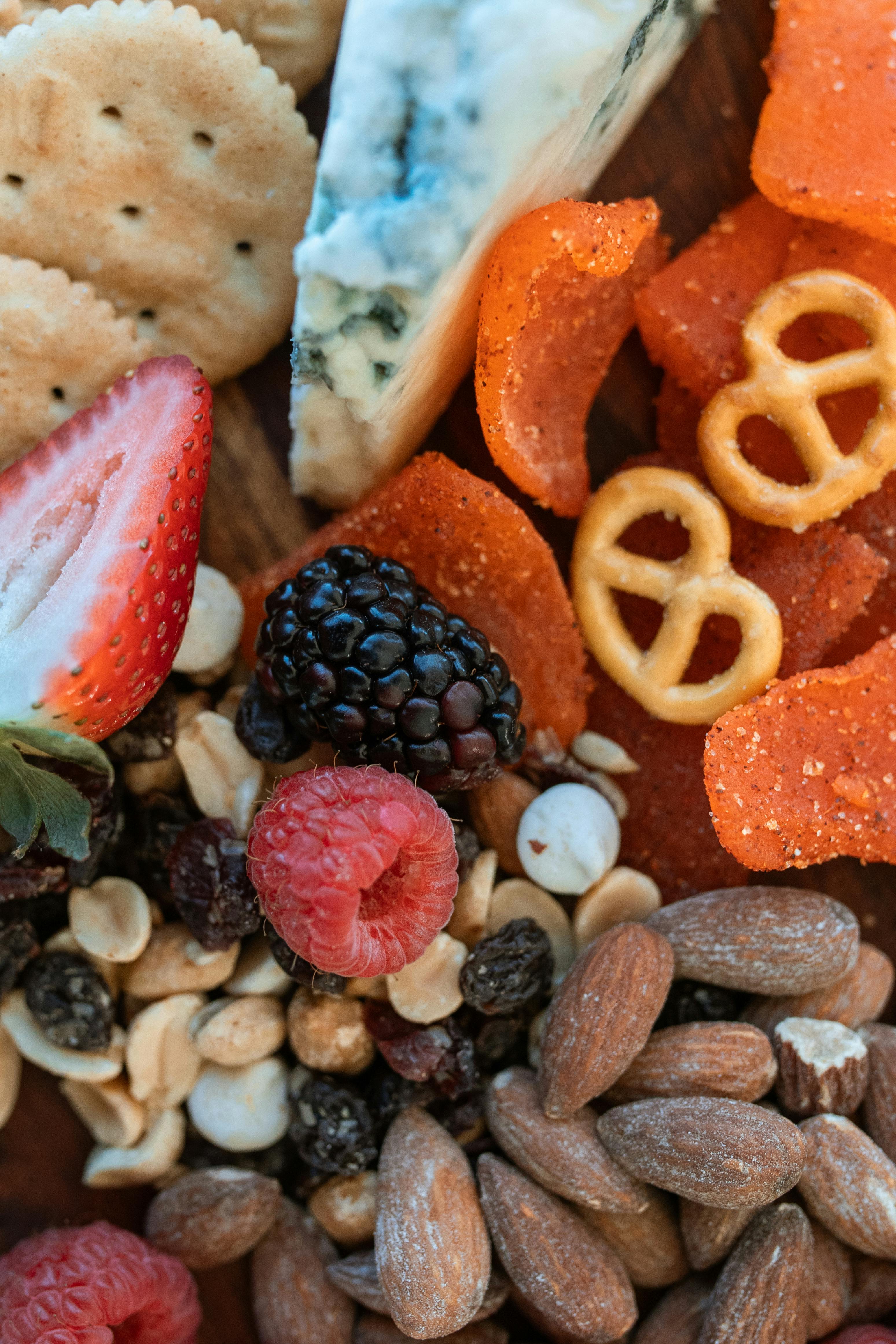 An Assorted Food on a Charcuterie Board · Free Stock Photo