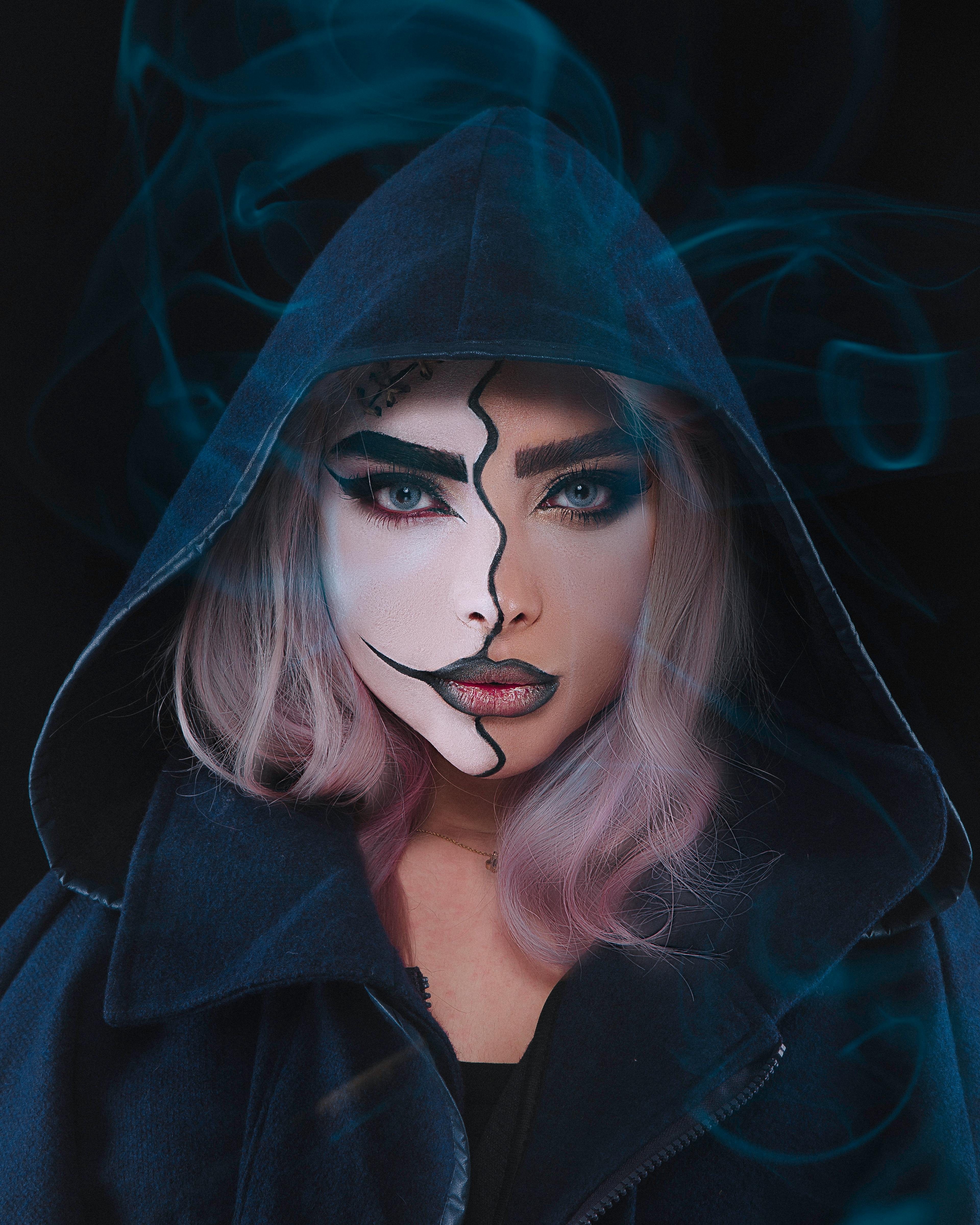 Woman in Wearing a Hooded Cape · Free Stock Photo