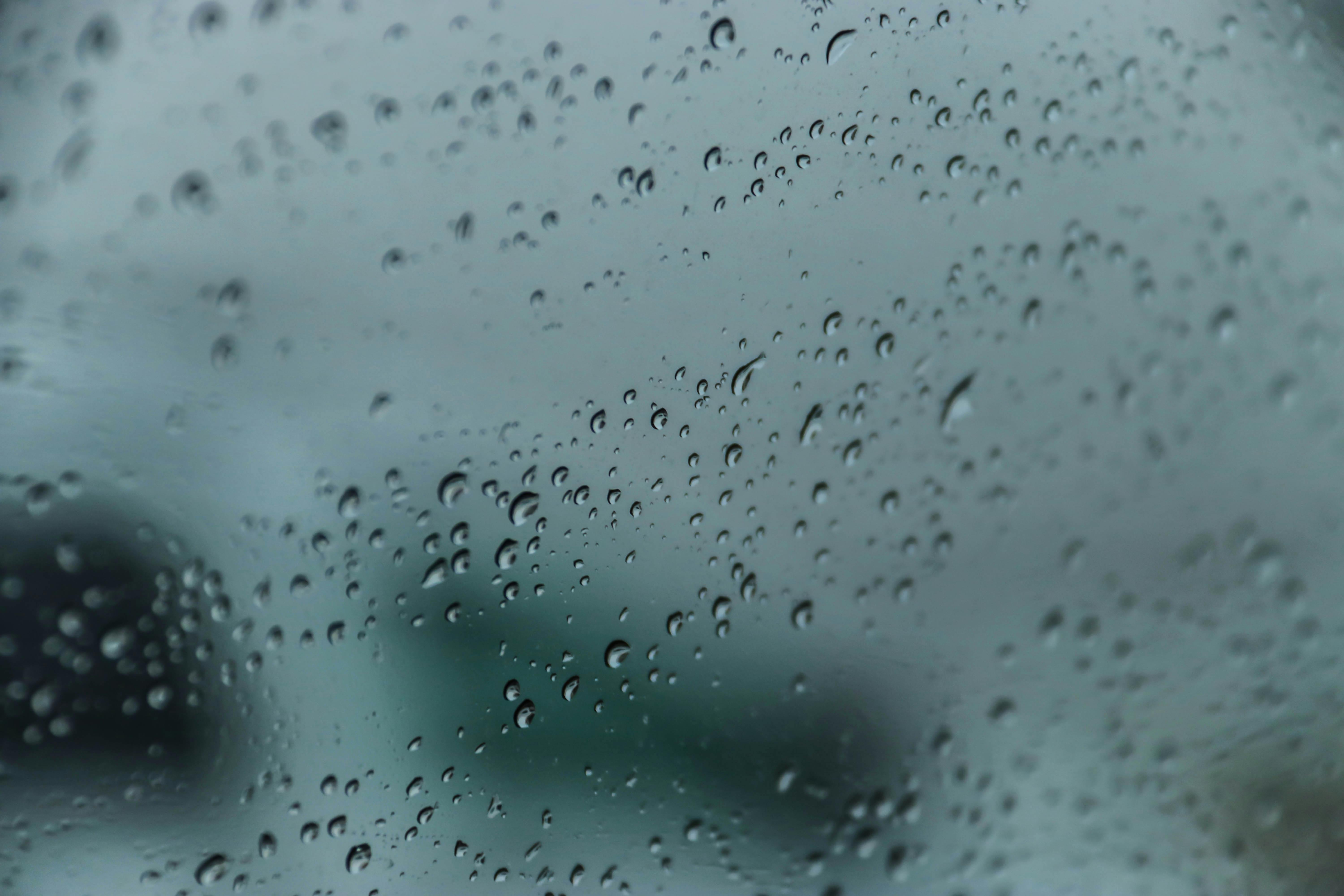 Water Droplets on Glass Window · Free Stock Photo