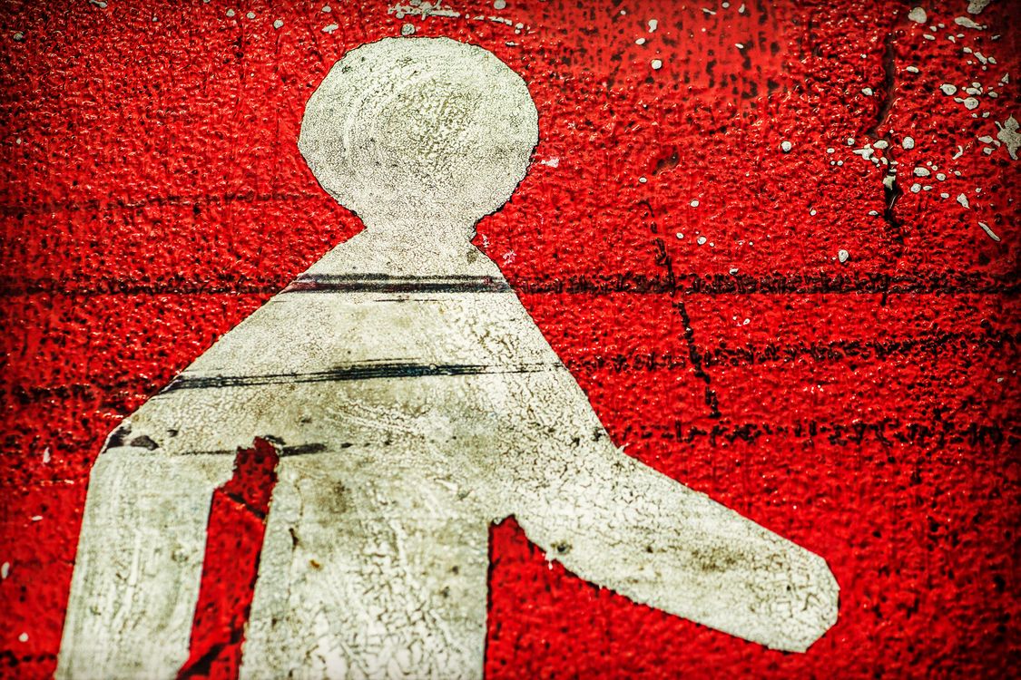 Crossing Road Sign Free Stock Photo crossing-road-sign-free-stock-photo