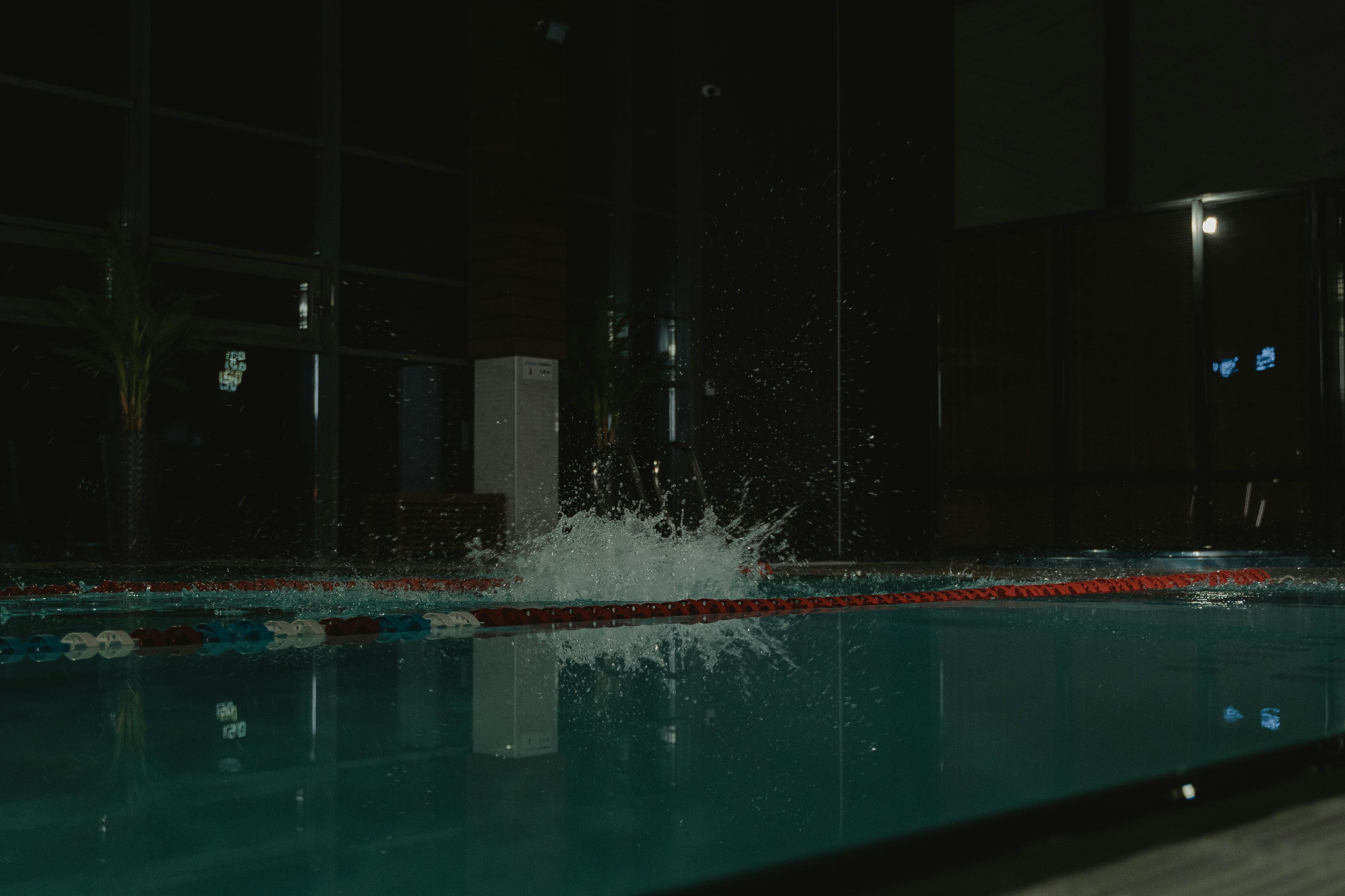 Water Splash on Swimming Pool · Free Stock Photo