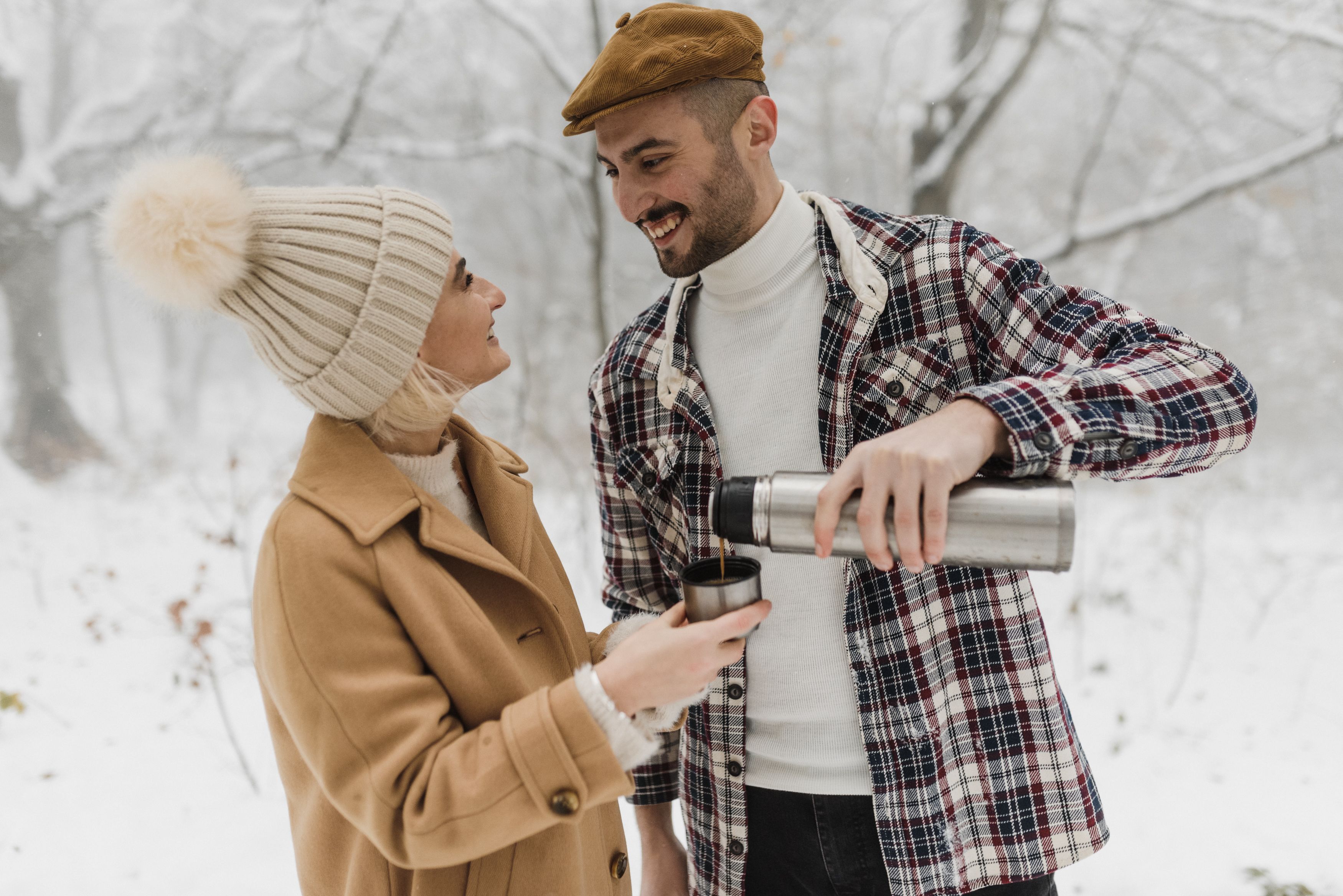 Sweet Moments of Romantic Couple · Free Stock Photo