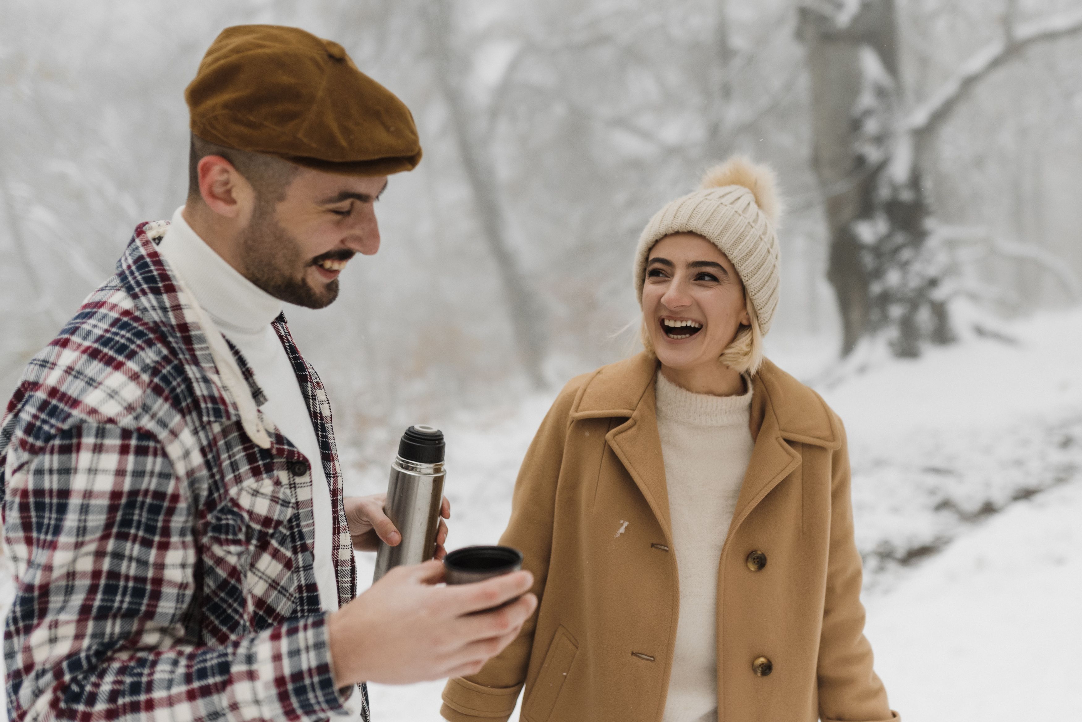 Sweet Moments of Romantic Couple · Free Stock Photo