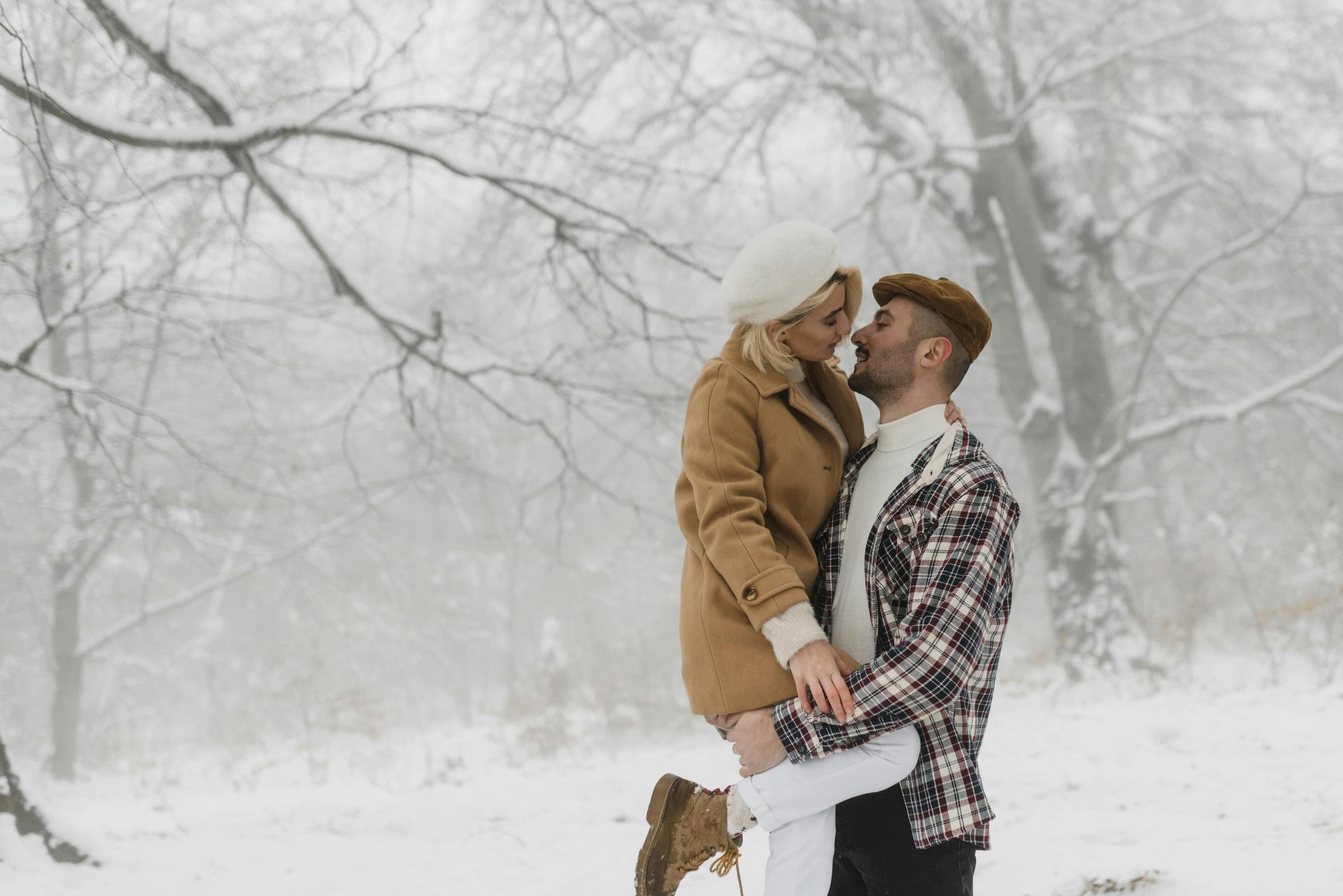 Sweet Moments of Romantic Couple · Free Stock Photo