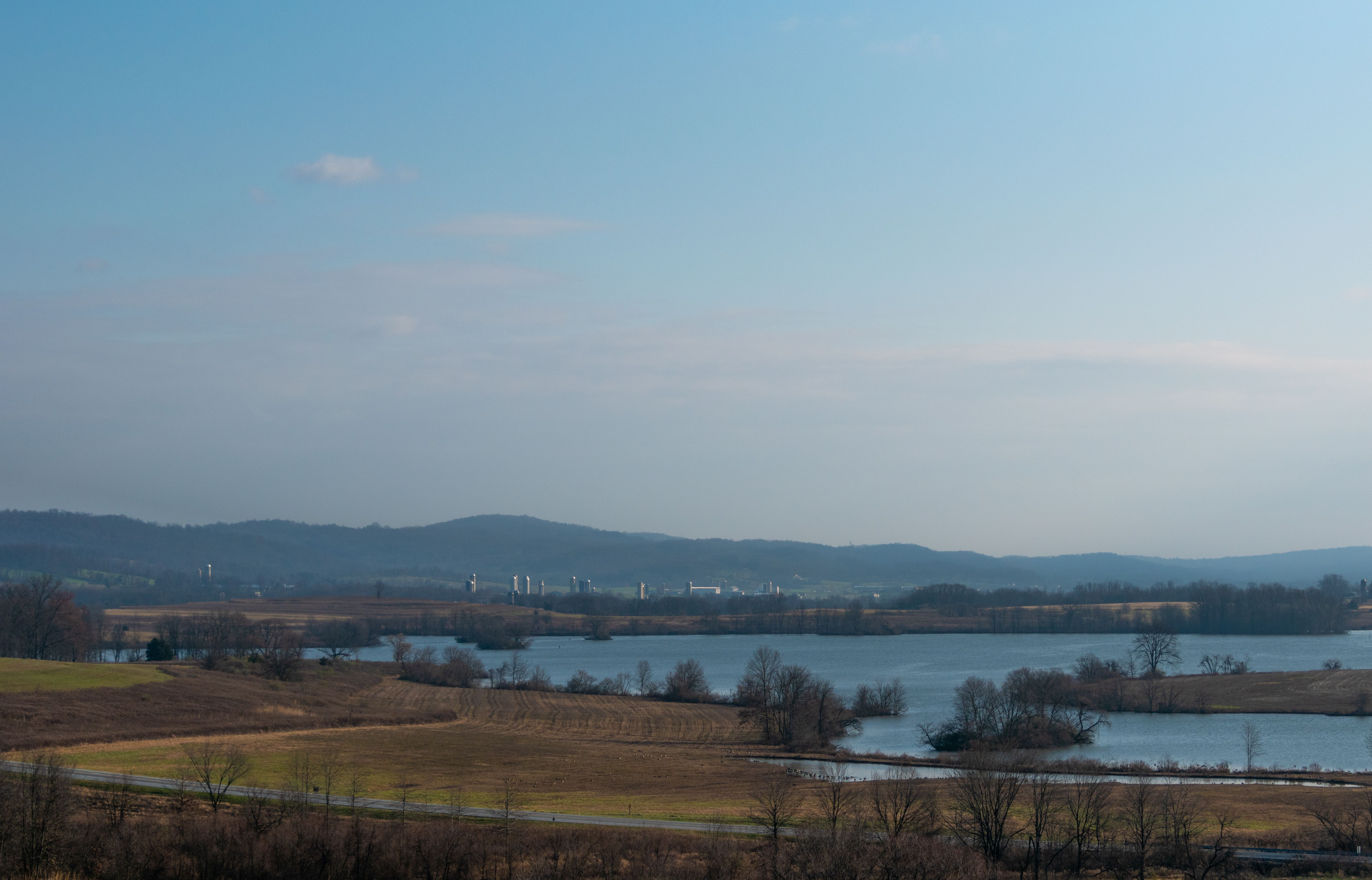 Landscape with a Lake · Free Stock Photo