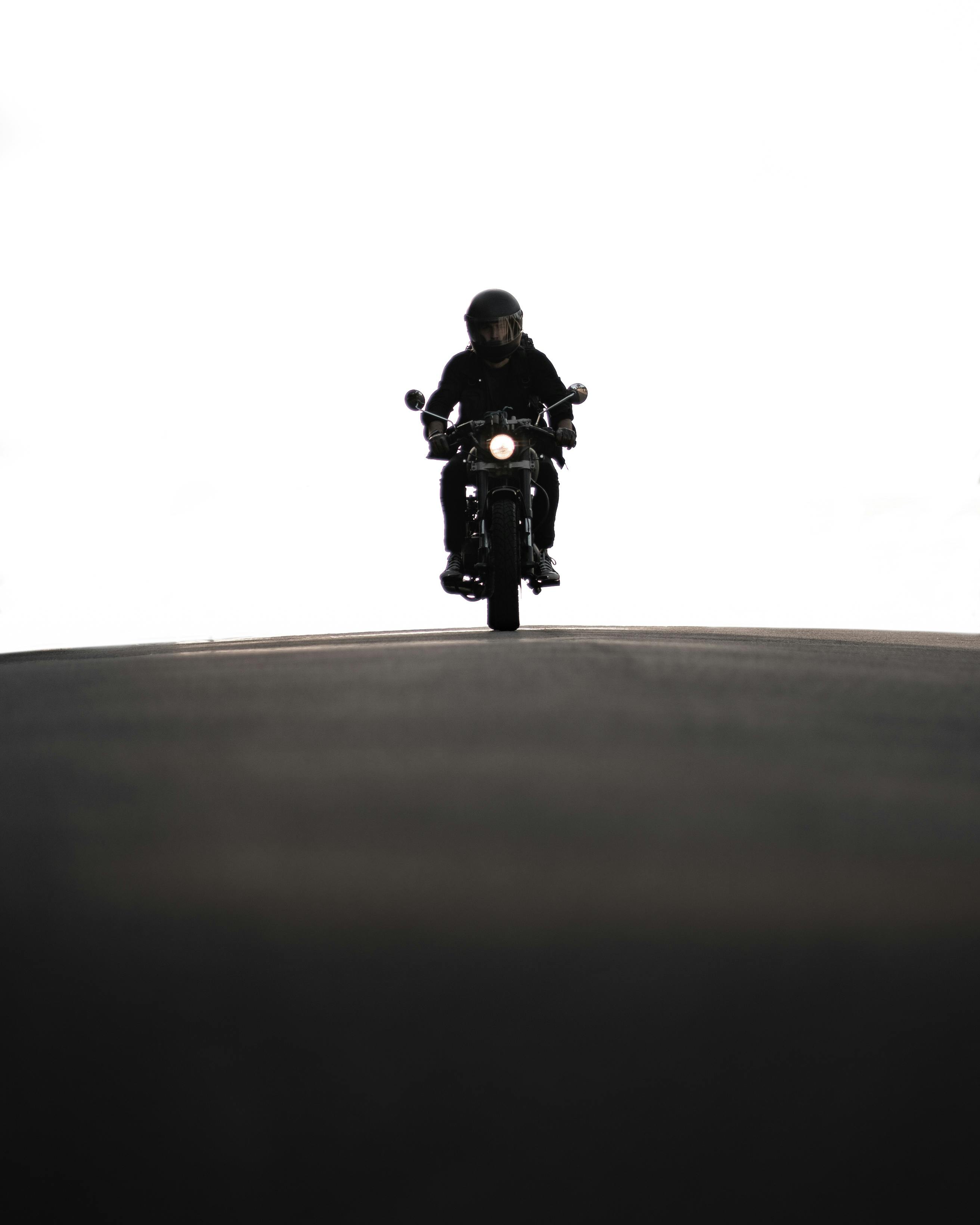 Person Riding a Motorcycle · Free Stock Photo