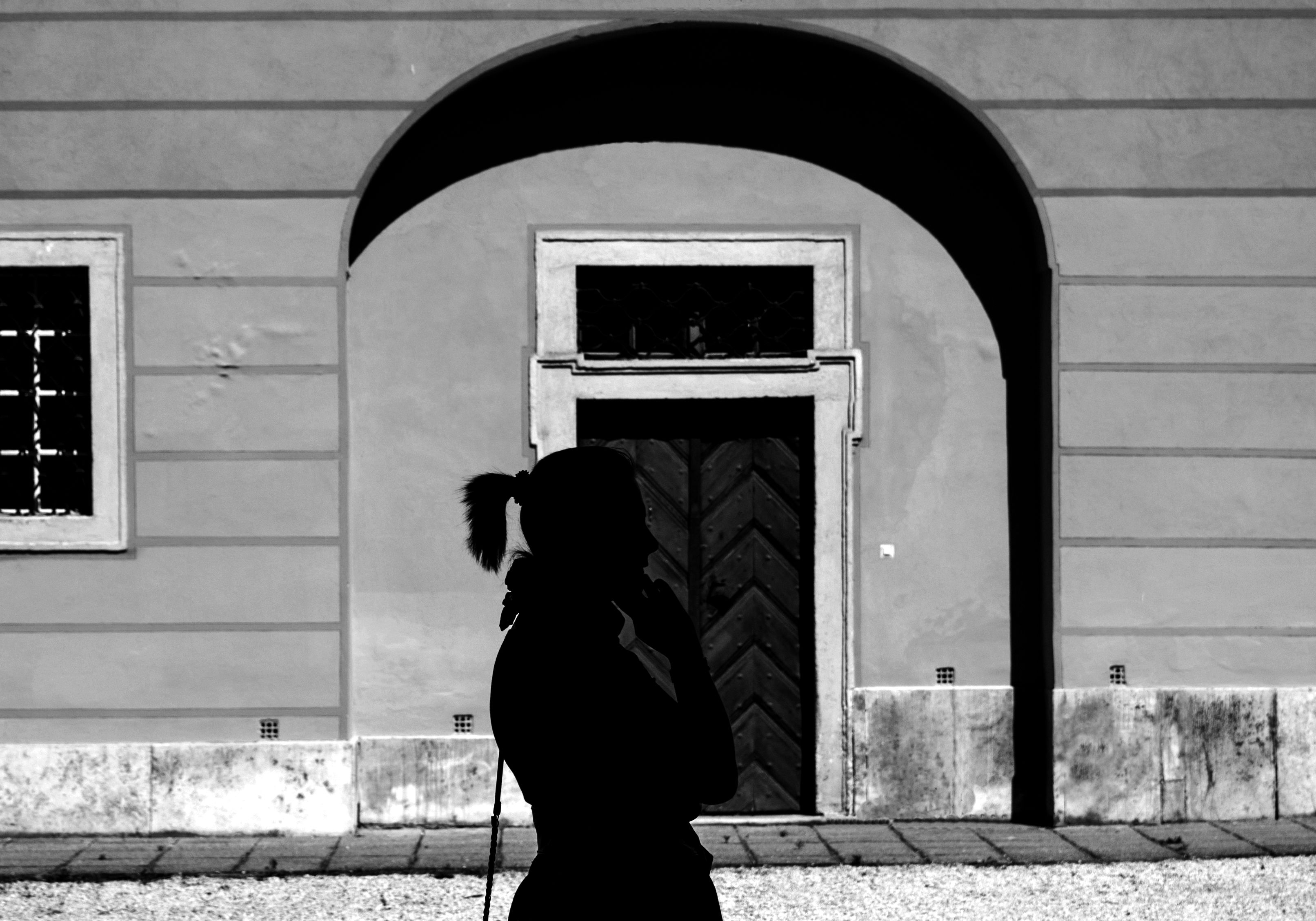 Side View Of Woman’s Shadow In Doorway Photos, Download The BEST Free ...
