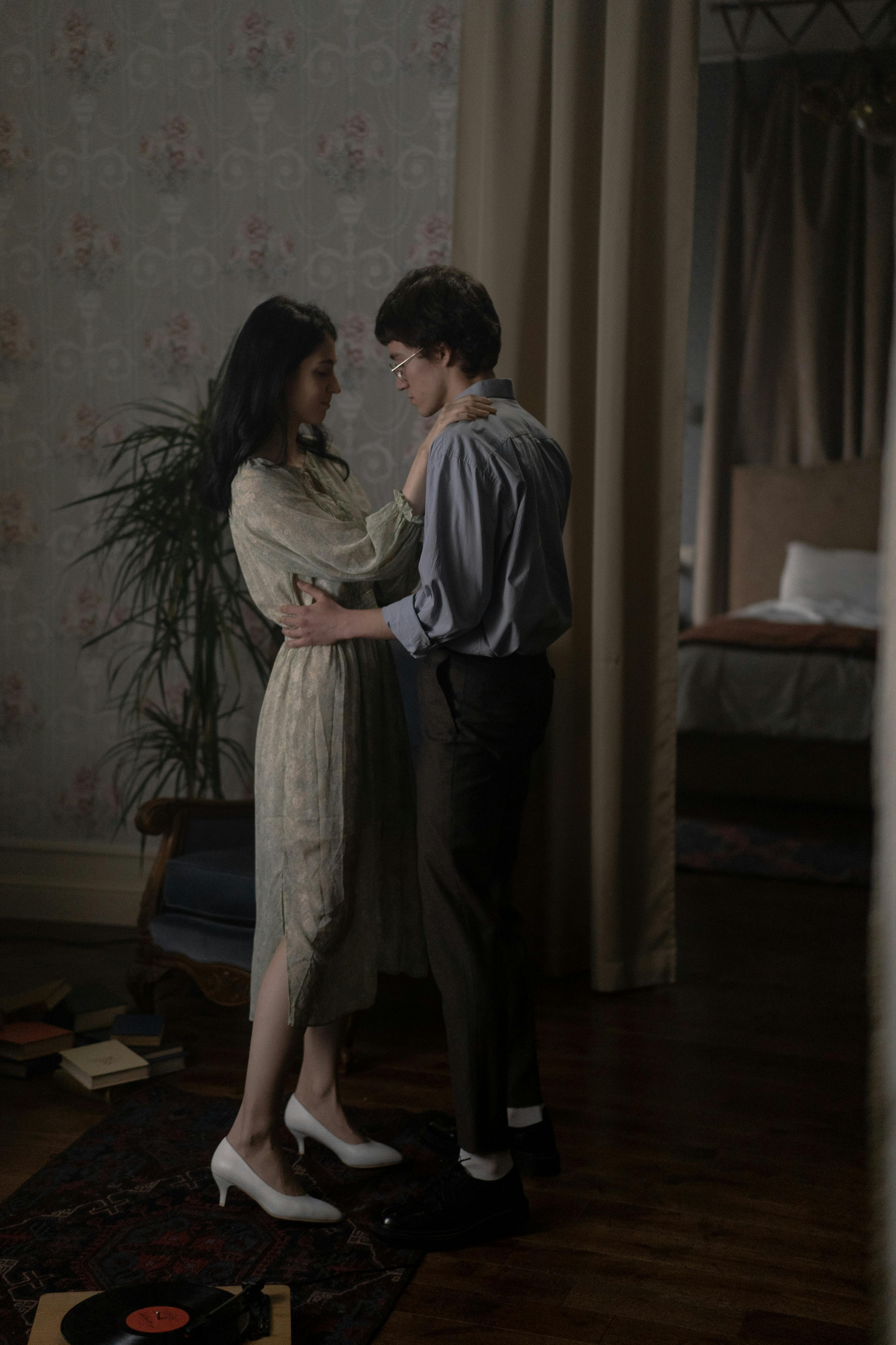 A Couple Dancing Face to Face · Free Stock Photo