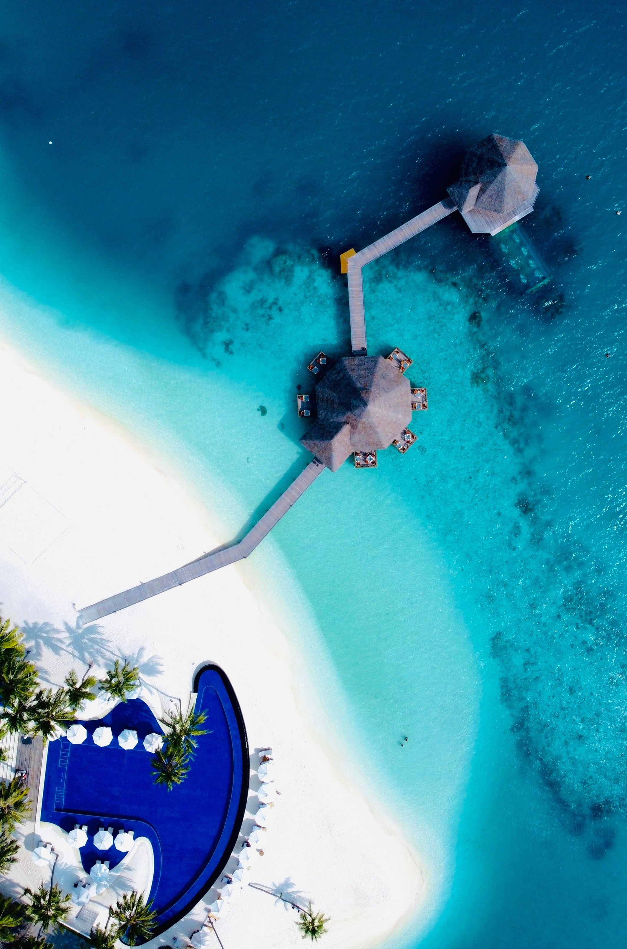 Swimming Pool Beside a Beach · Free Stock Photo