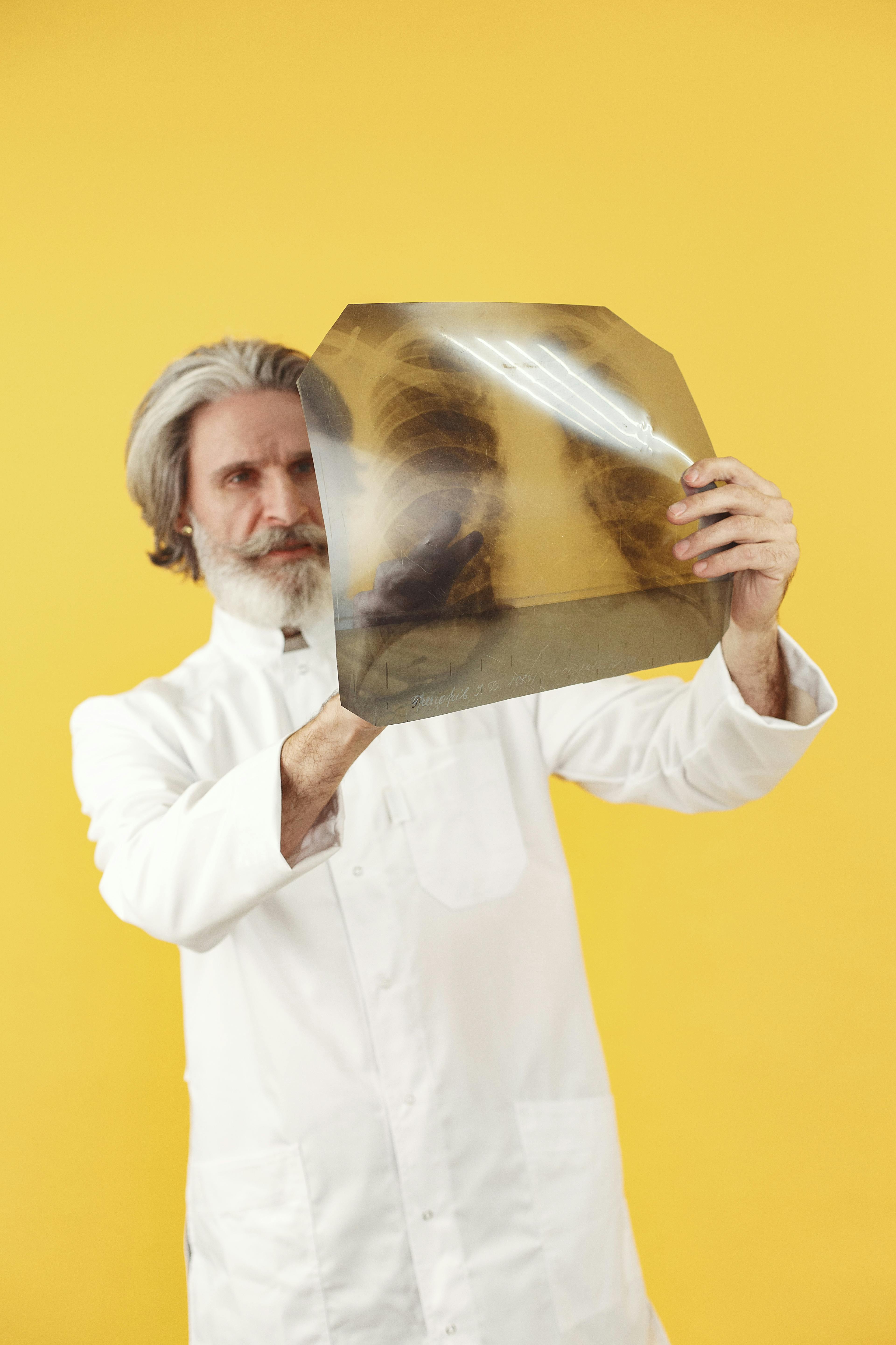 Man Holding a X-ray Film · Free Stock Photo