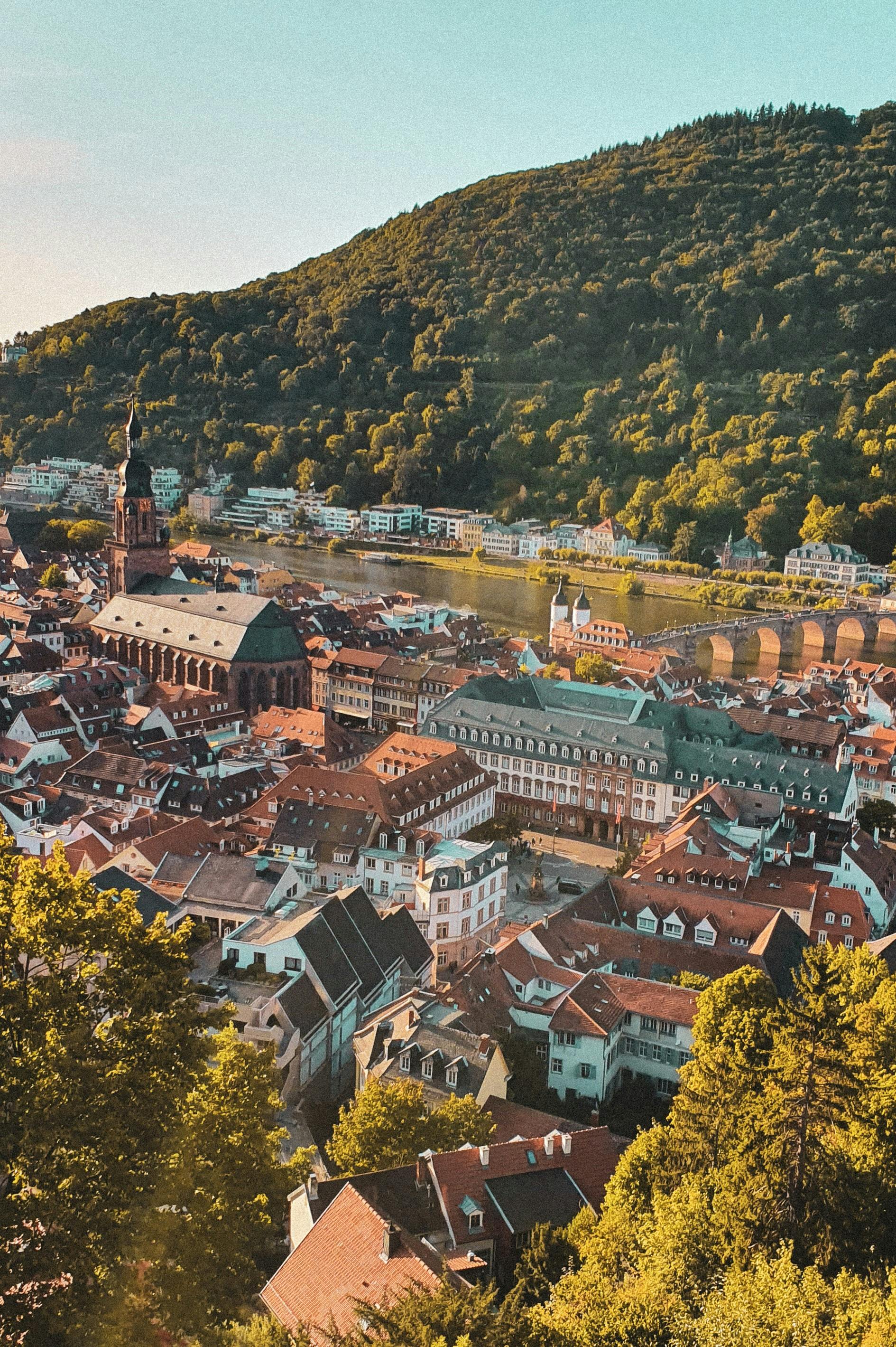 Aerial View of Heidelberg · Free Stock Photo