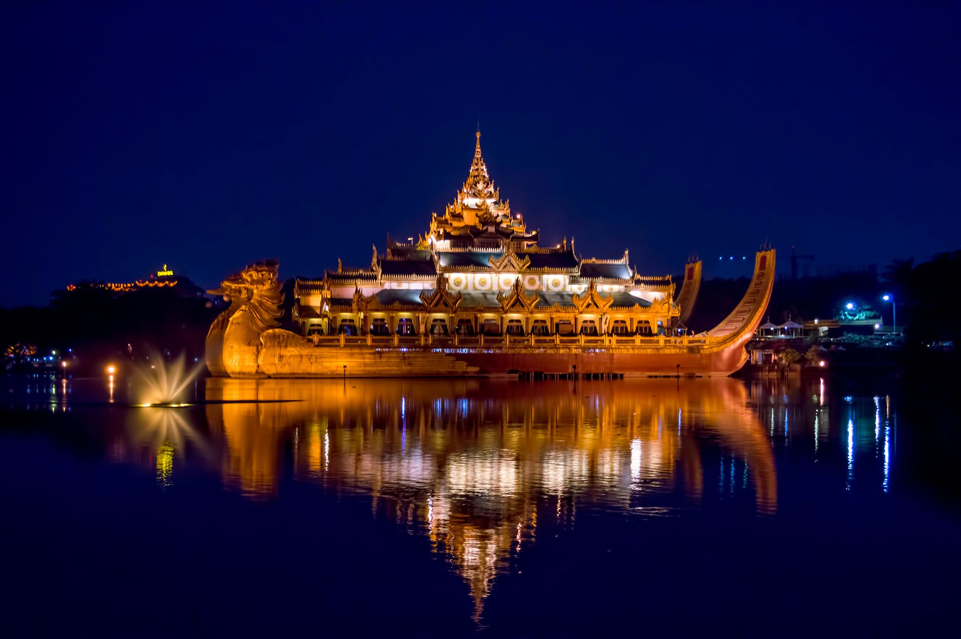 free-stock-photo-of-karaweik-myanmar-yangon-city