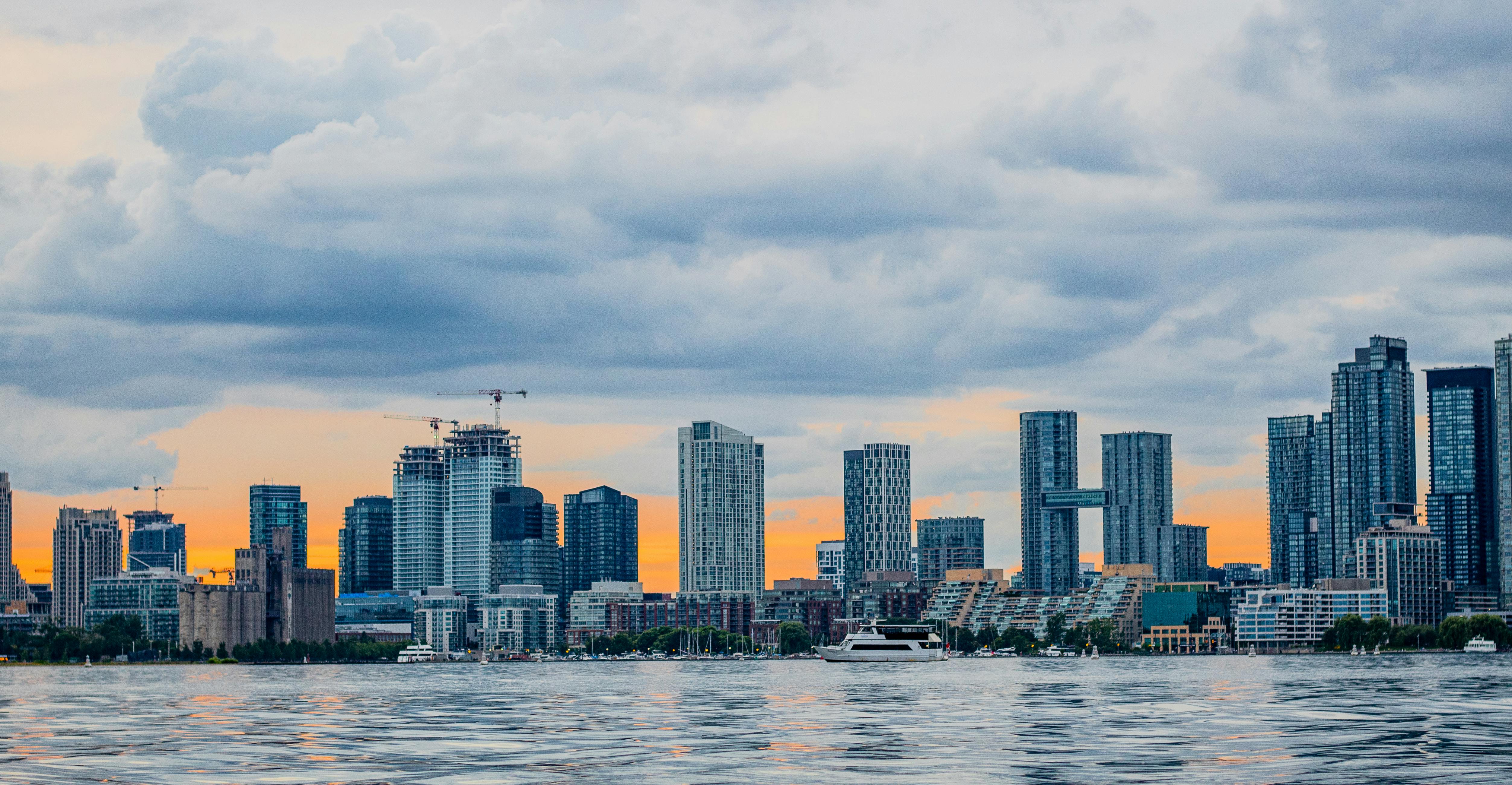 A City Skyline · Free Stock Photo