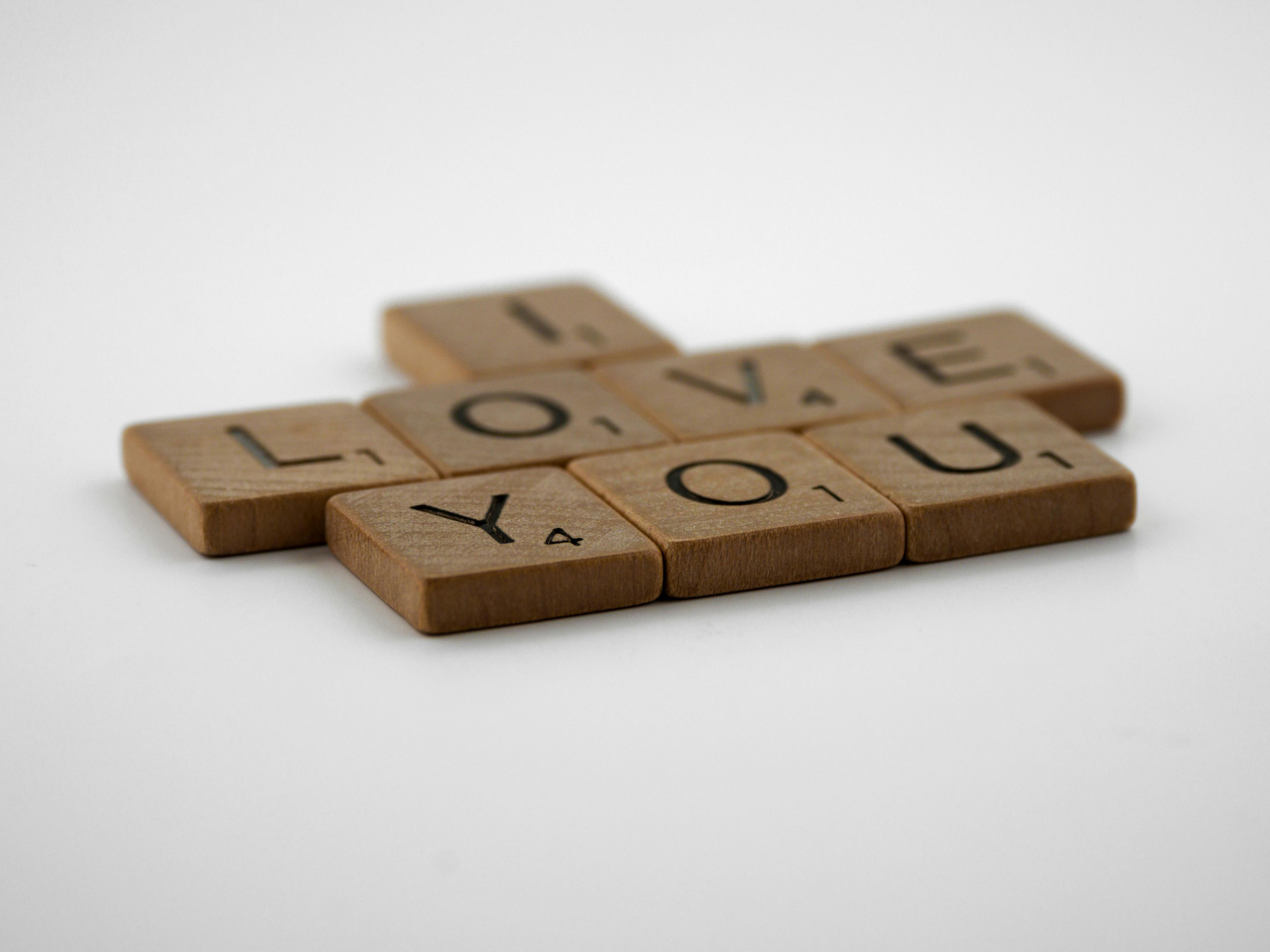 Brown Wooden Letter Blocks · Free Stock Photo