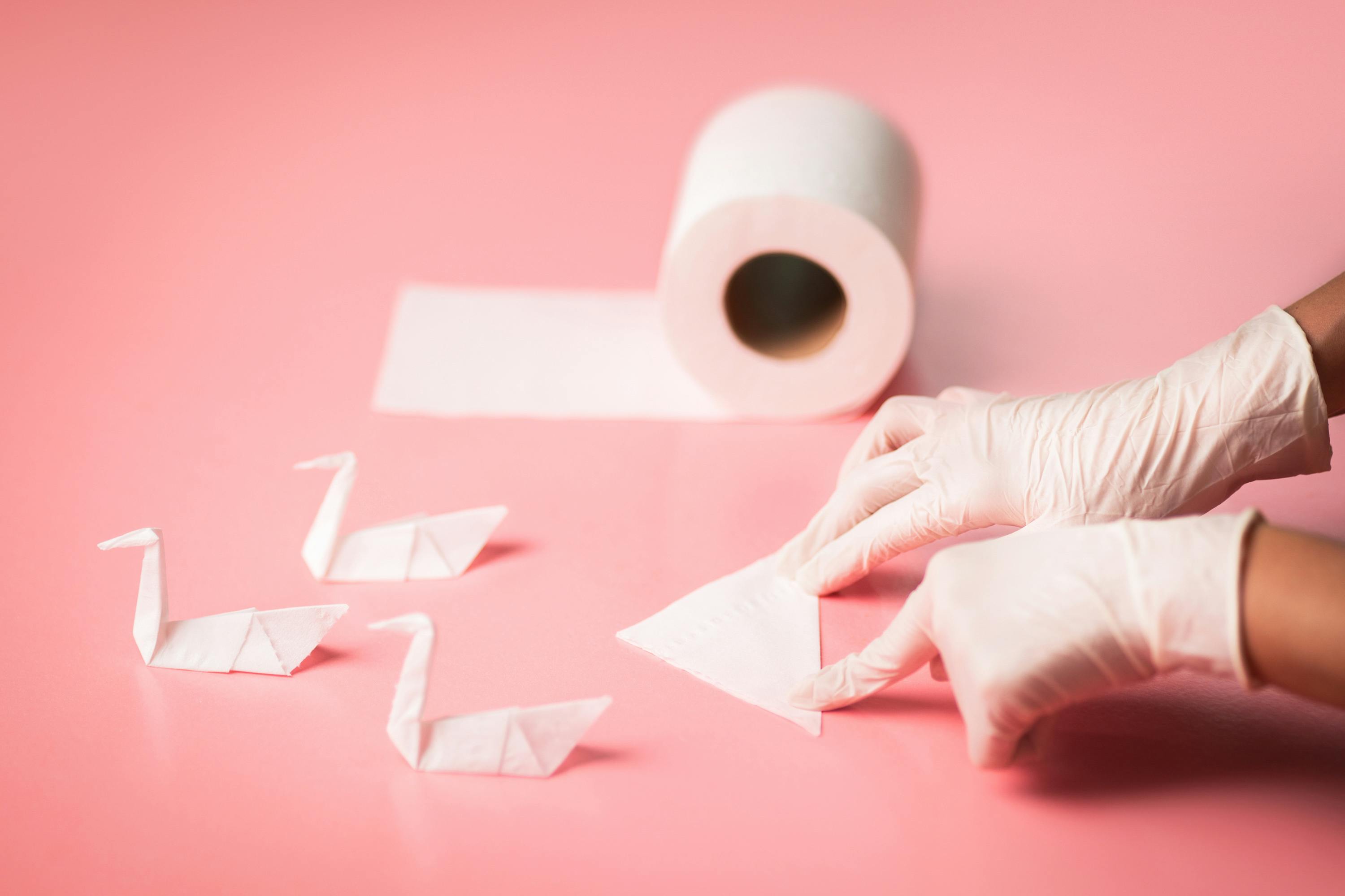 A Person Holding a Tissue Paper · Free Stock Photo