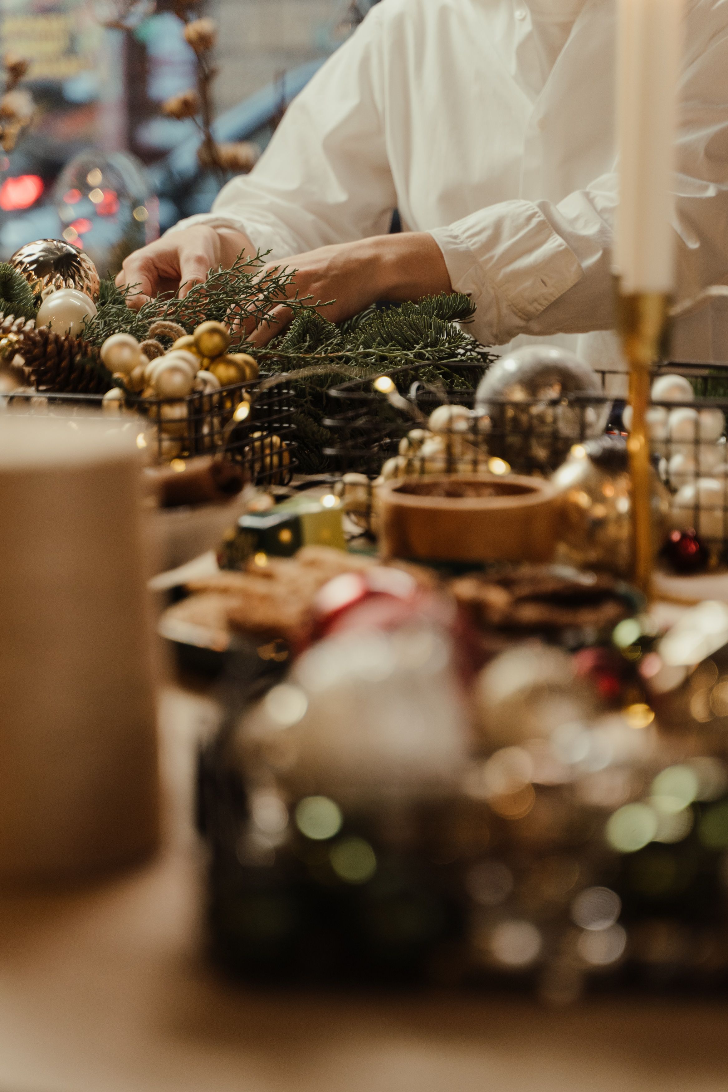 A Woman Standing at the Table · Free Stock Photo