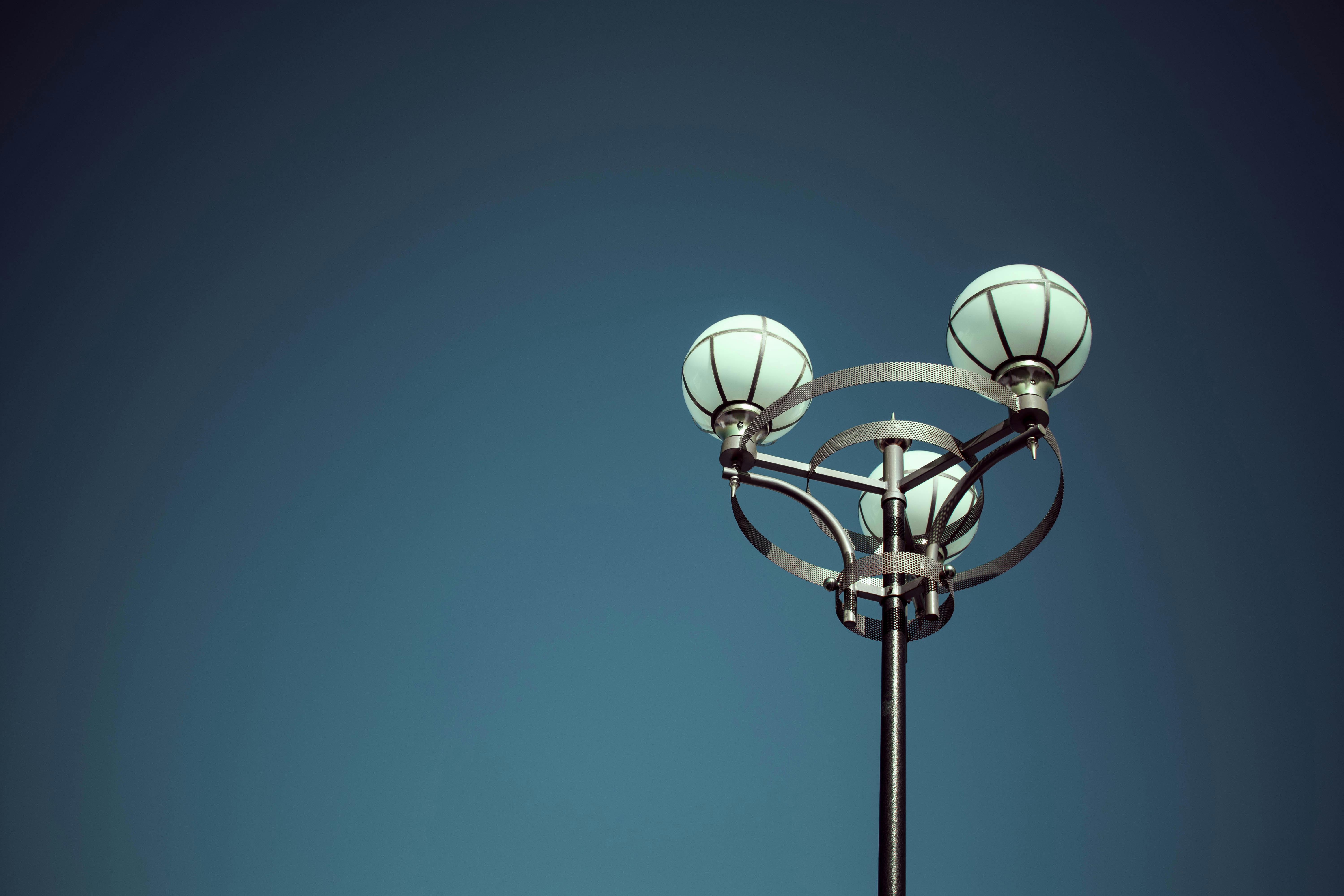 Street Lamps Decorated with Ivy · Free Stock Photo