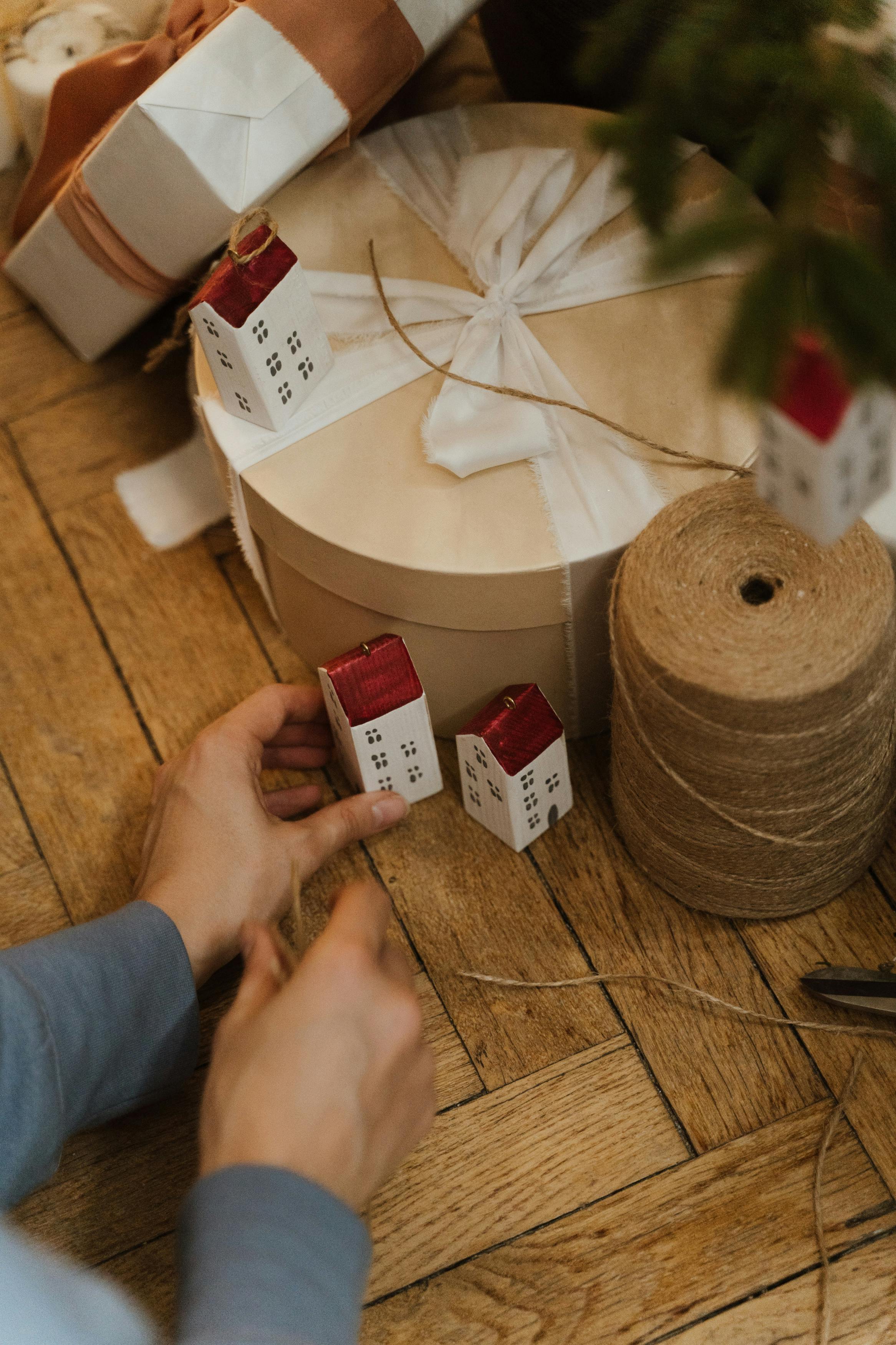 Christmas Ornaments and Gifts on the Floor · Free Stock Photo