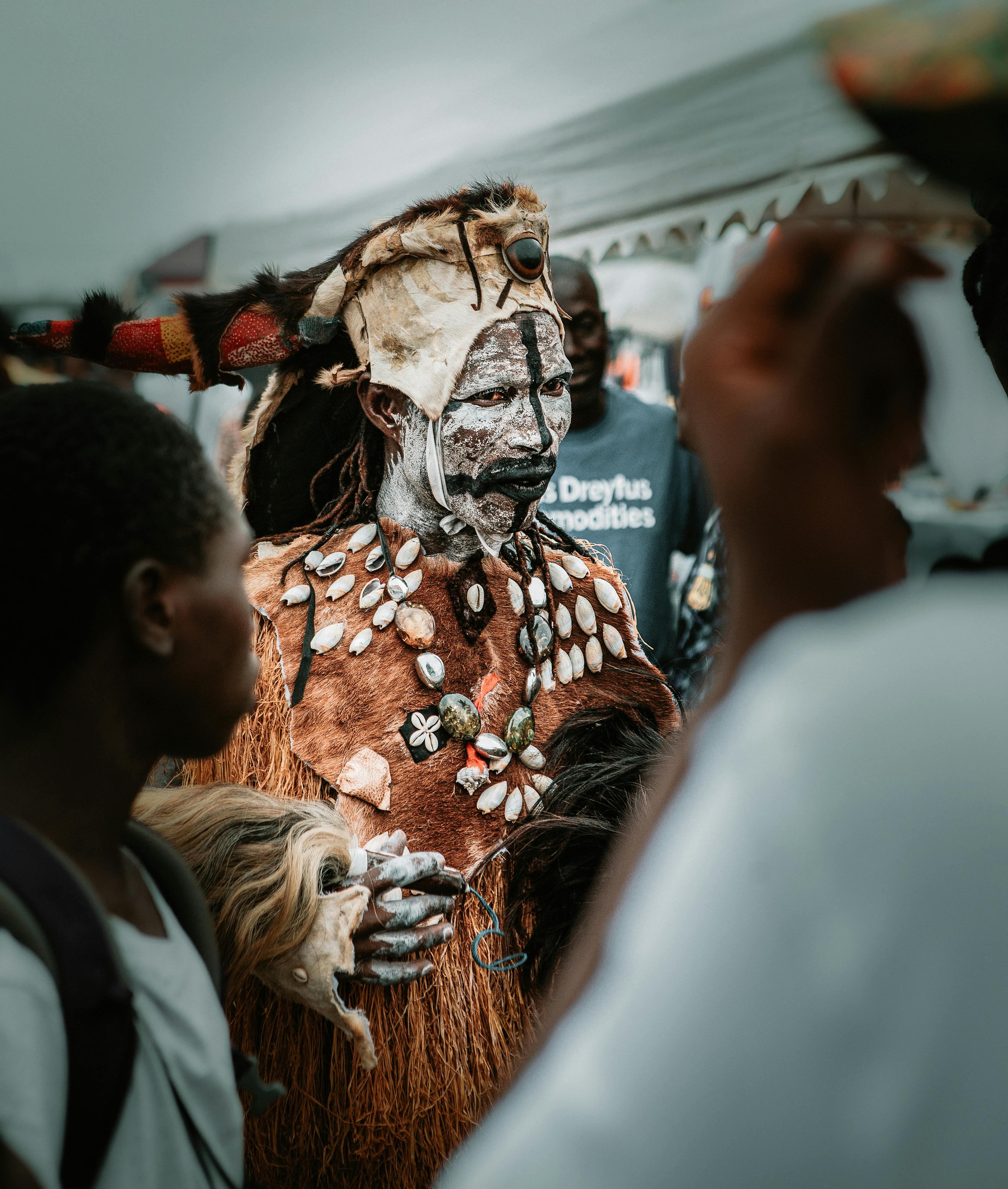 A Person Wearing Creepy Costume · Free Stock Photo