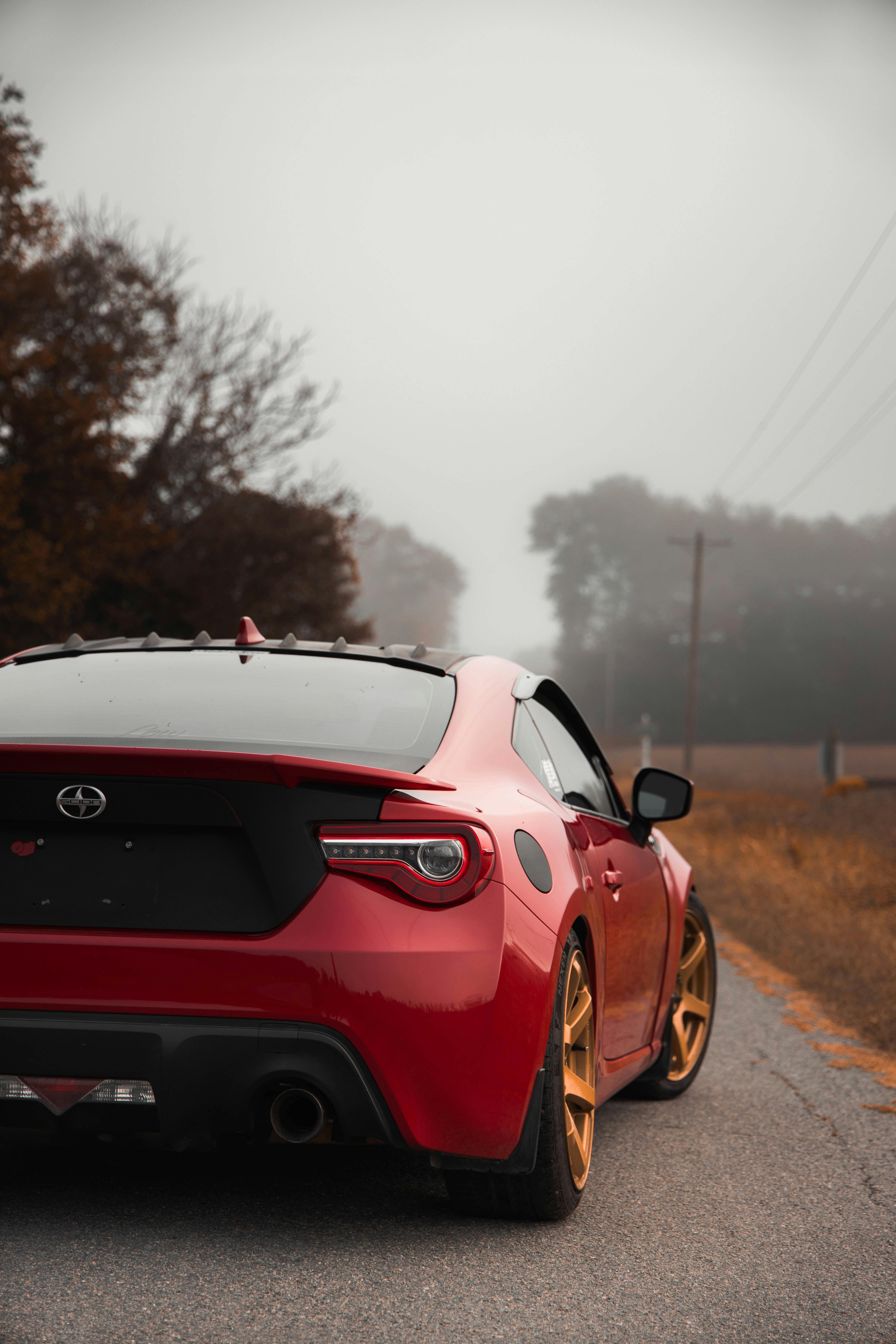 Red Car on Road · Free Stock Photo