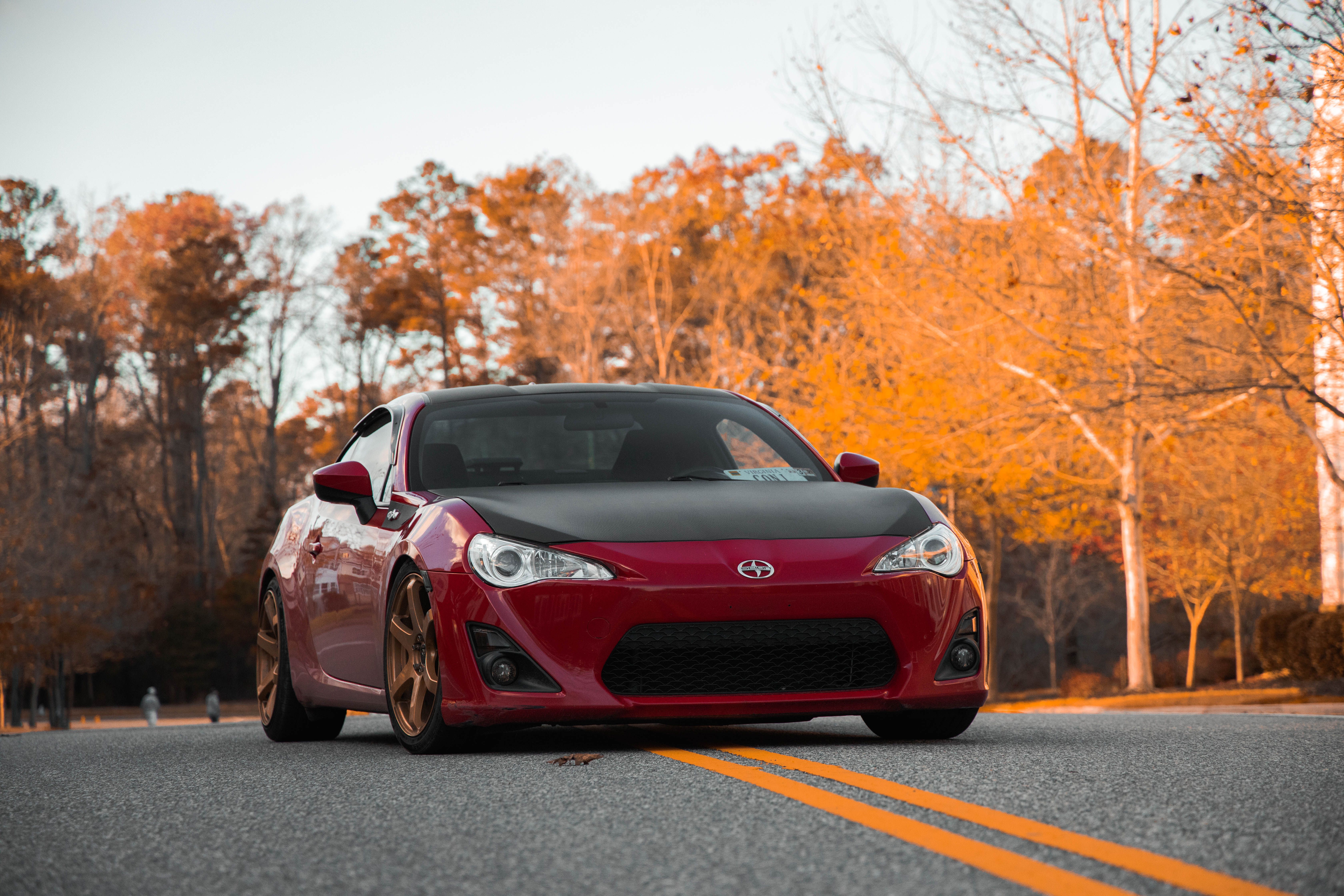 Red Car on Road · Free Stock Photo
