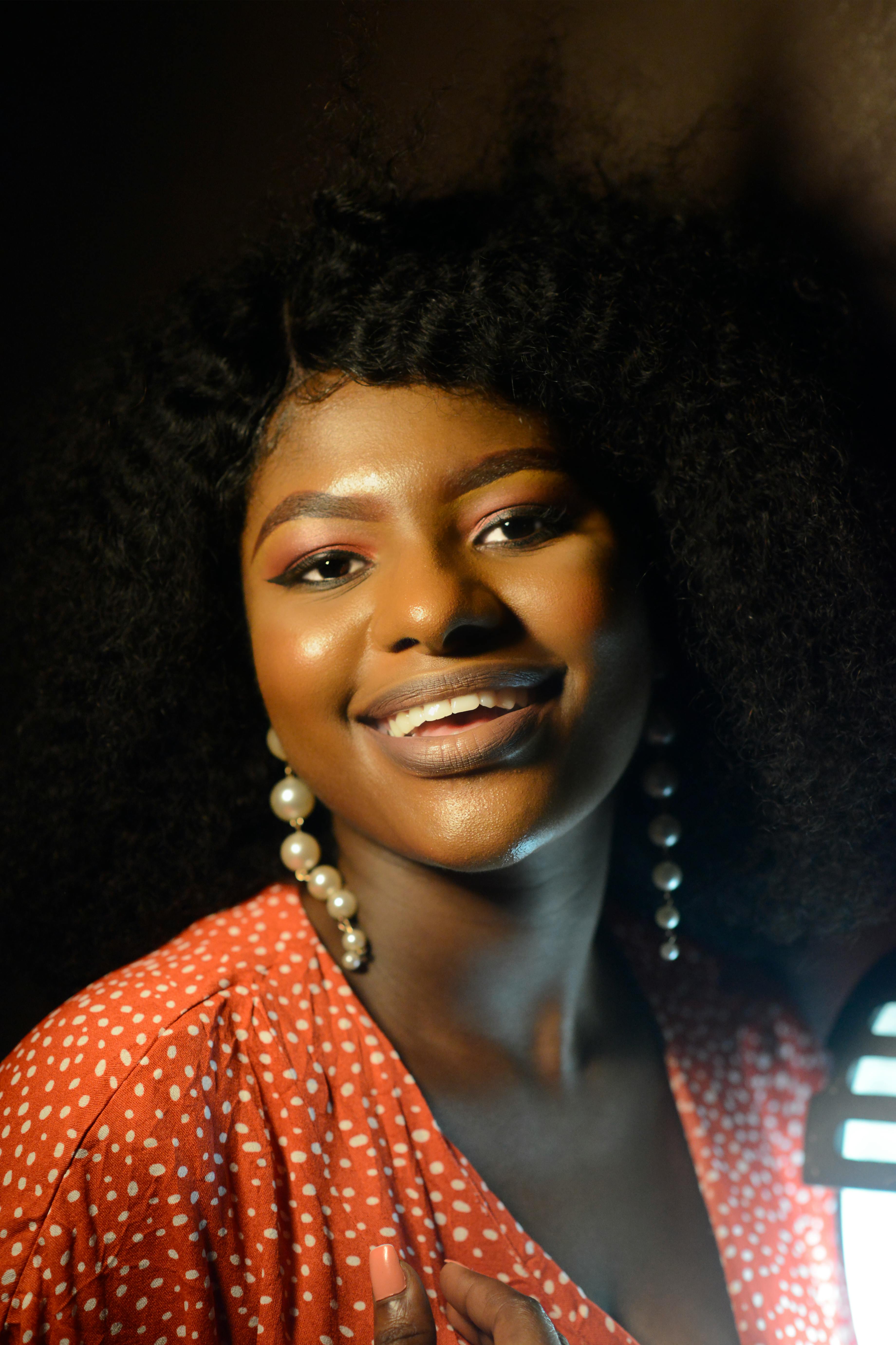 Portrait of a Smiling Woman · Free Stock Photo